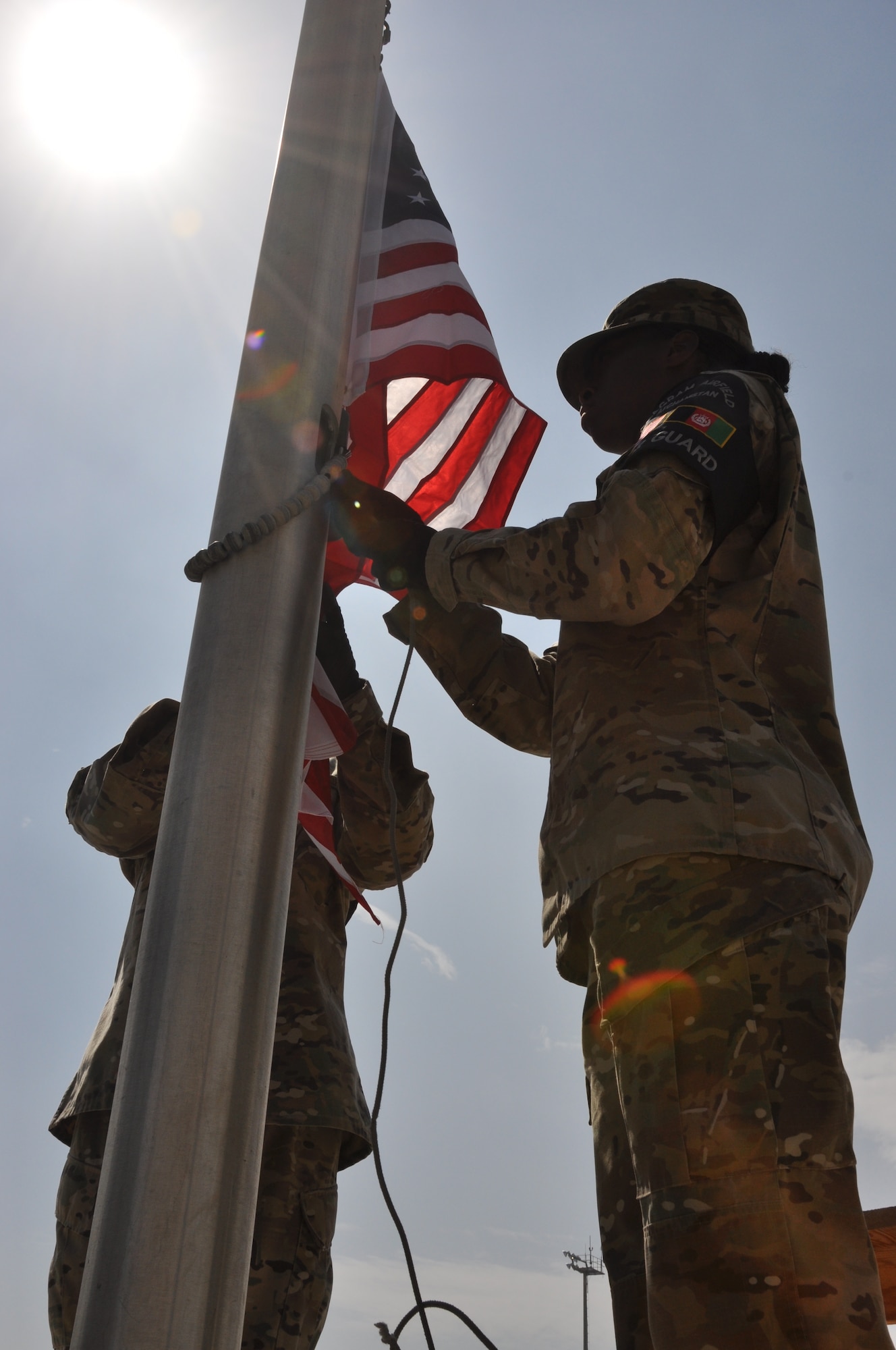 Bagram Wing Honor Guard gives new meaning to Stars and Stripes > U.S ...