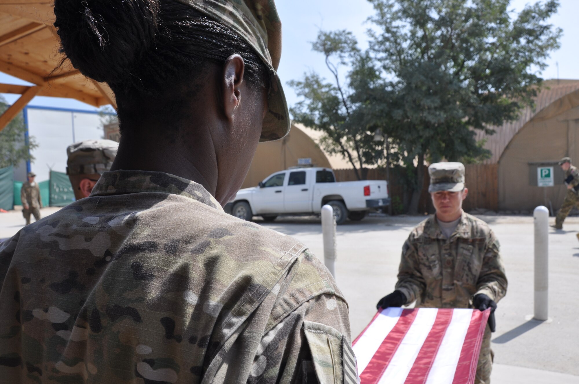 Bagram Wing Honor Guard gives new meaning to Stars and Stripes > U.S ...