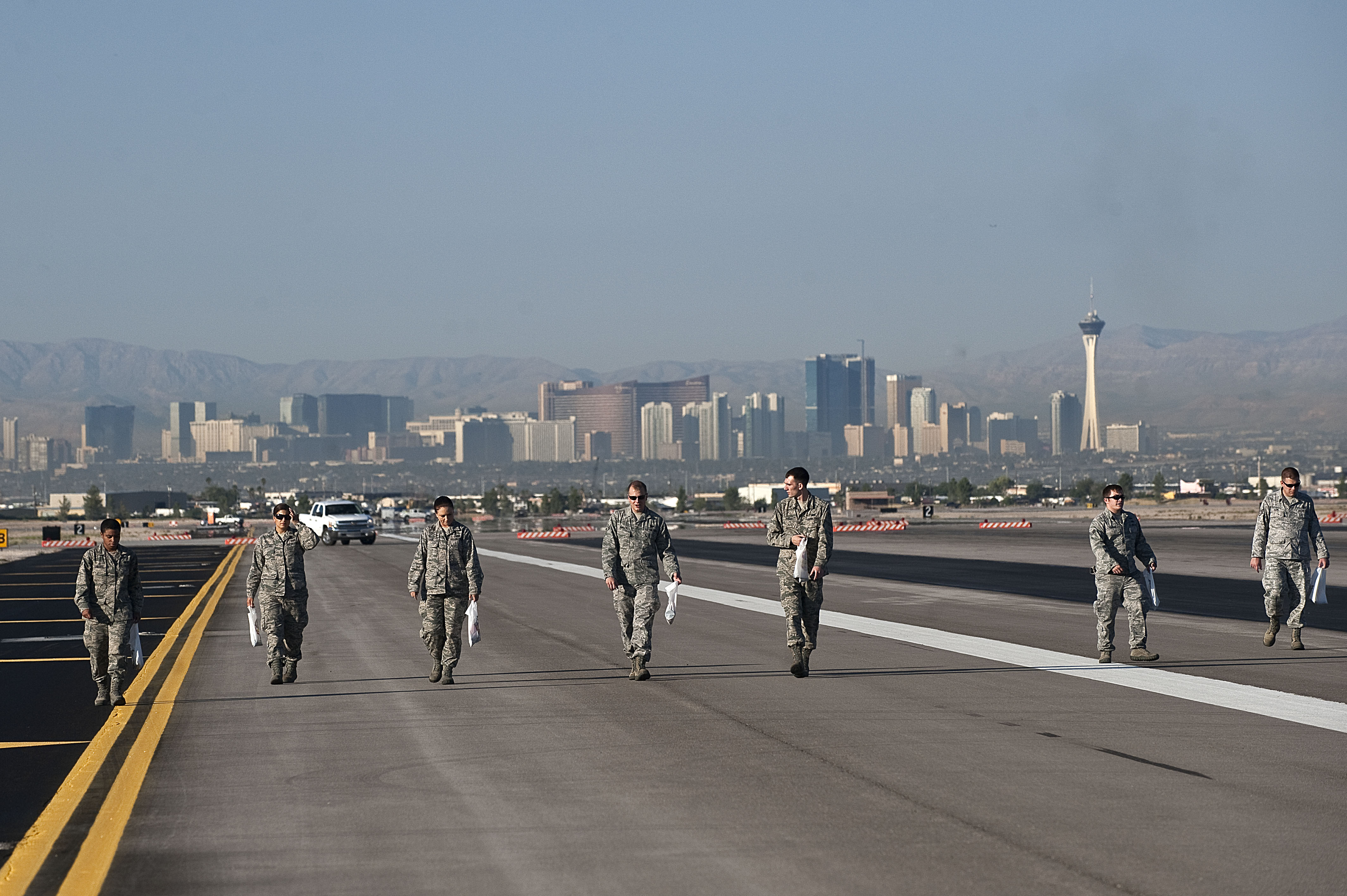 Airmen keep runway free of FOD