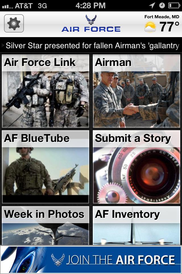 AFLINK mobile app keeps people connected to everything Air Force > Air ...