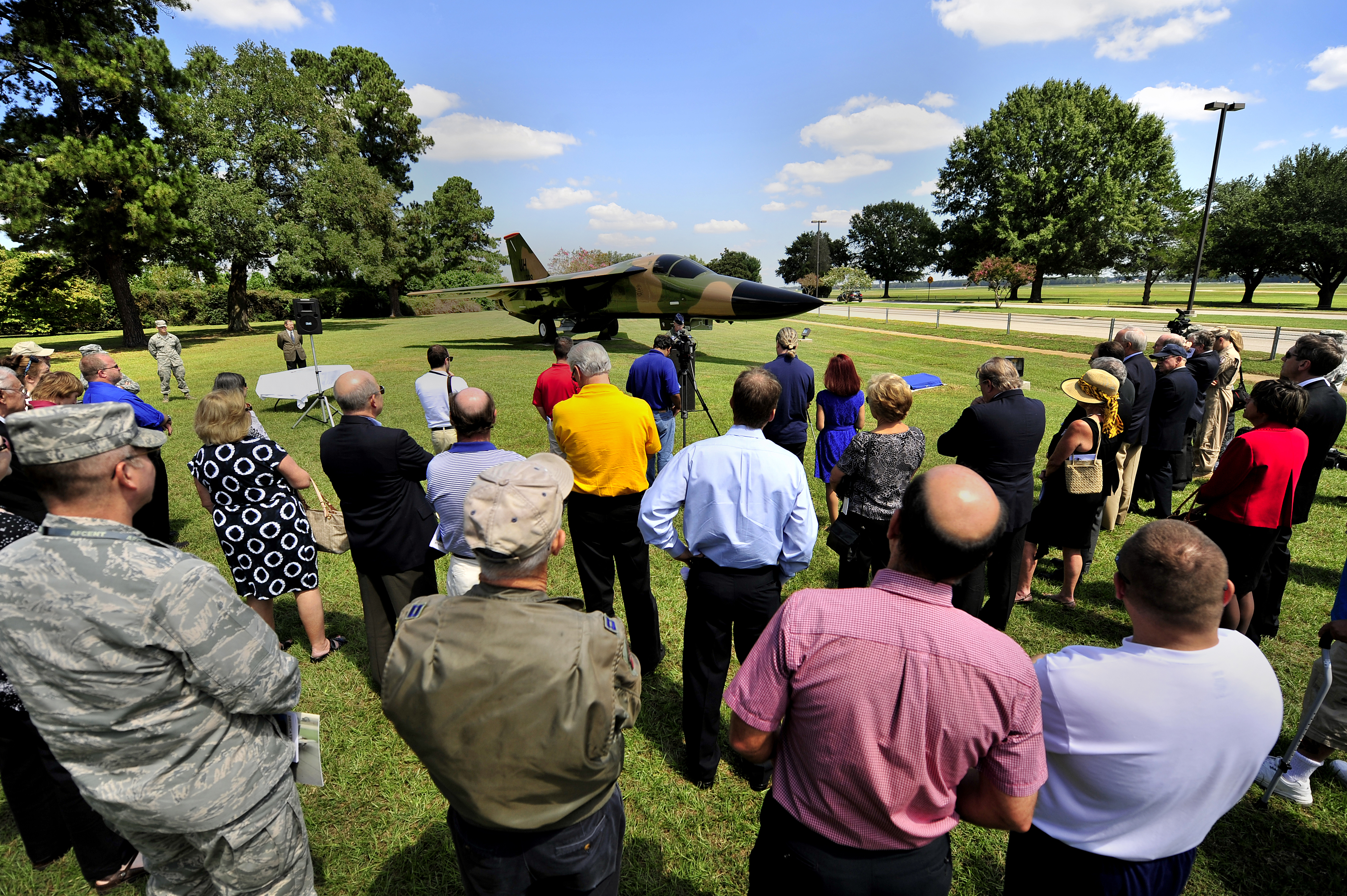 F-111E Aardvark static display makes Shaw home > Shaw Air Force Base ...