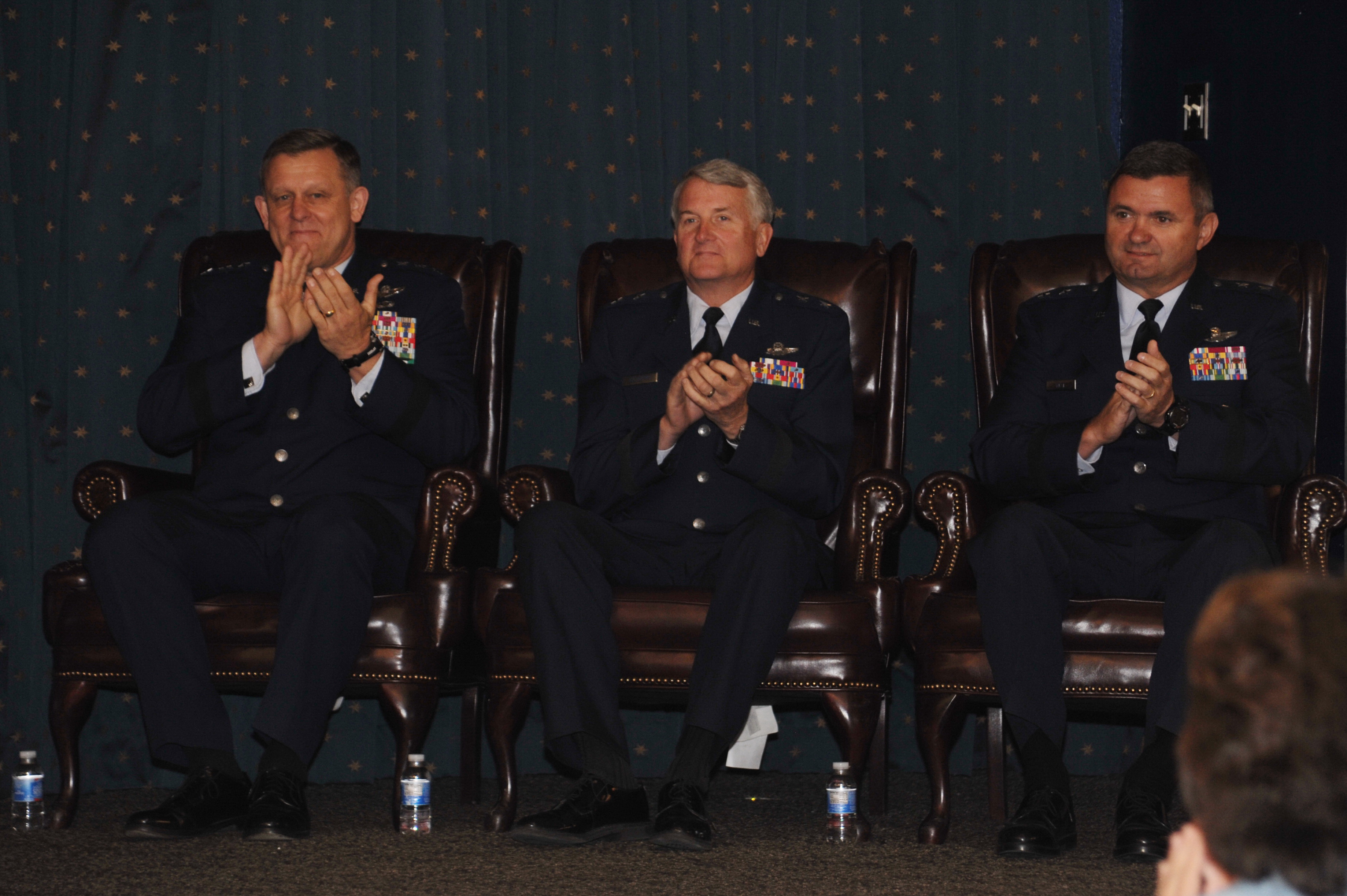 Welcoming AFOTEC change of command guests