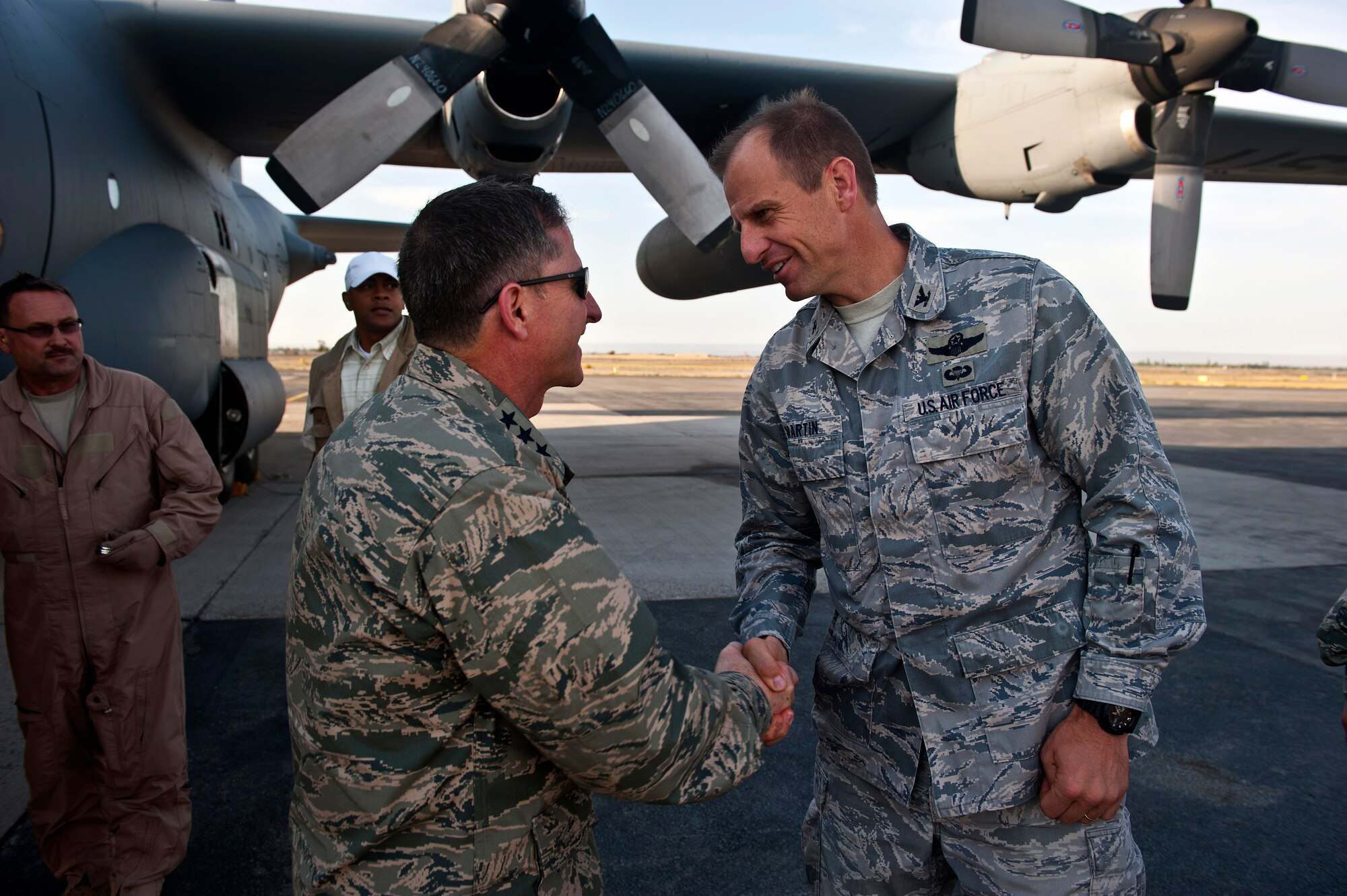 AFCENT commander visits Transit Center > U.S. Air Forces Central > News