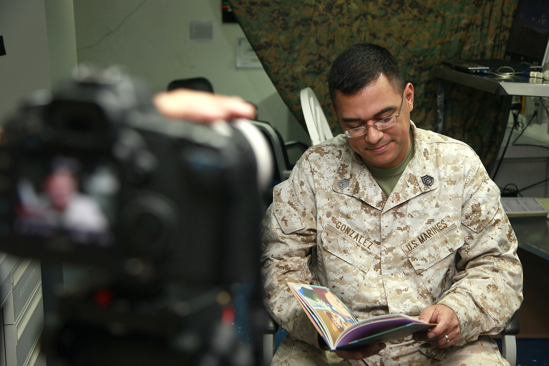 Gunnery Sgt. Rodolfo Gonzalez, disbursing chief, 15th Marine ...