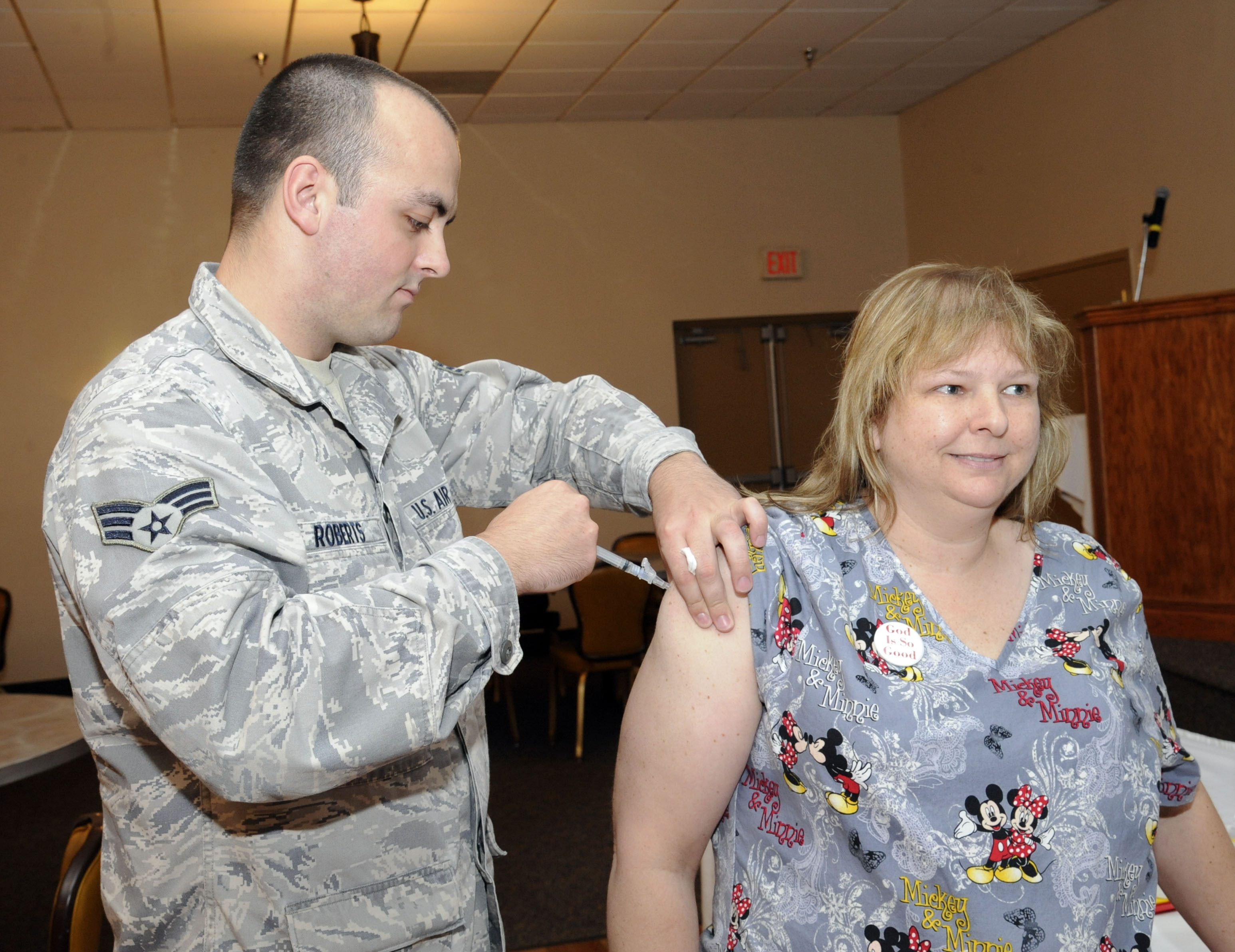 Seasonal Flu immunizations ensure Team Barksdale remains mission ready ...