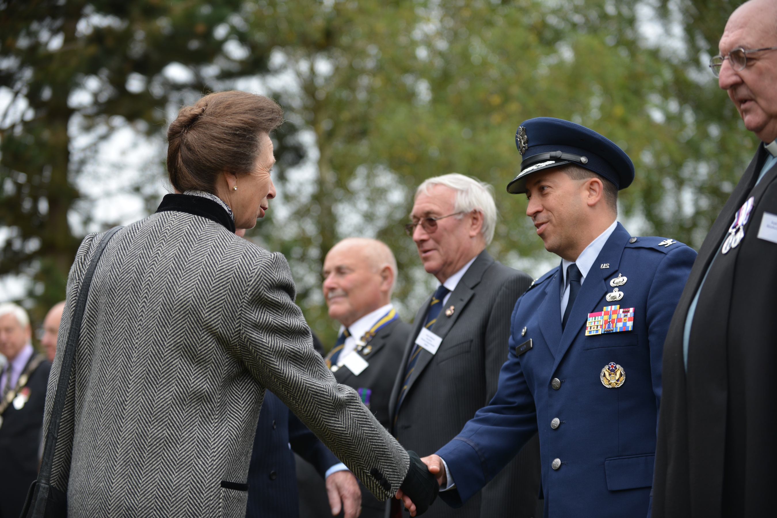 Princess unveils WWII memorial at RAF Greenham Common > U.S. Air Forces ...