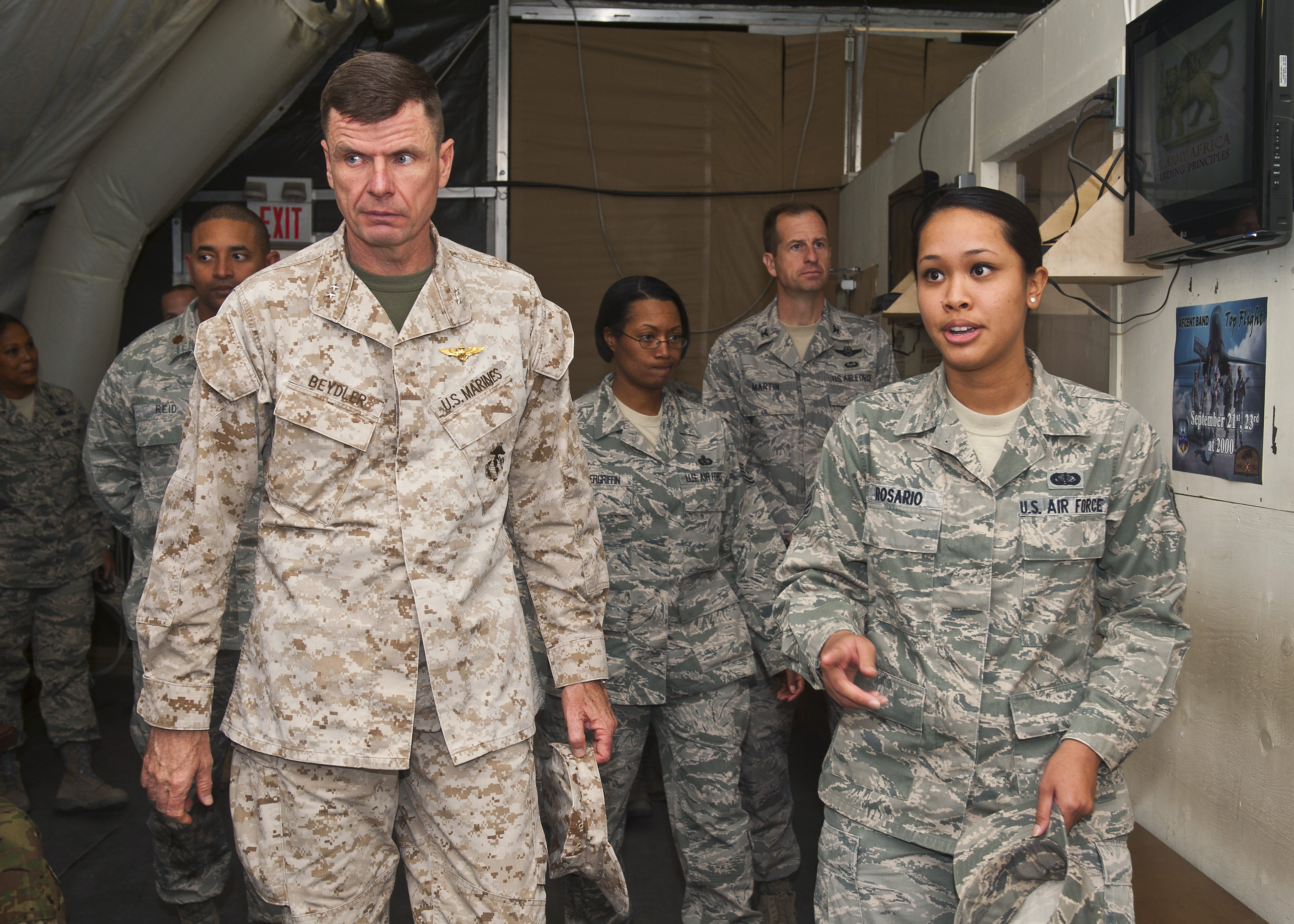 CENTCOM Strategic Plans, Policy director visits TCM