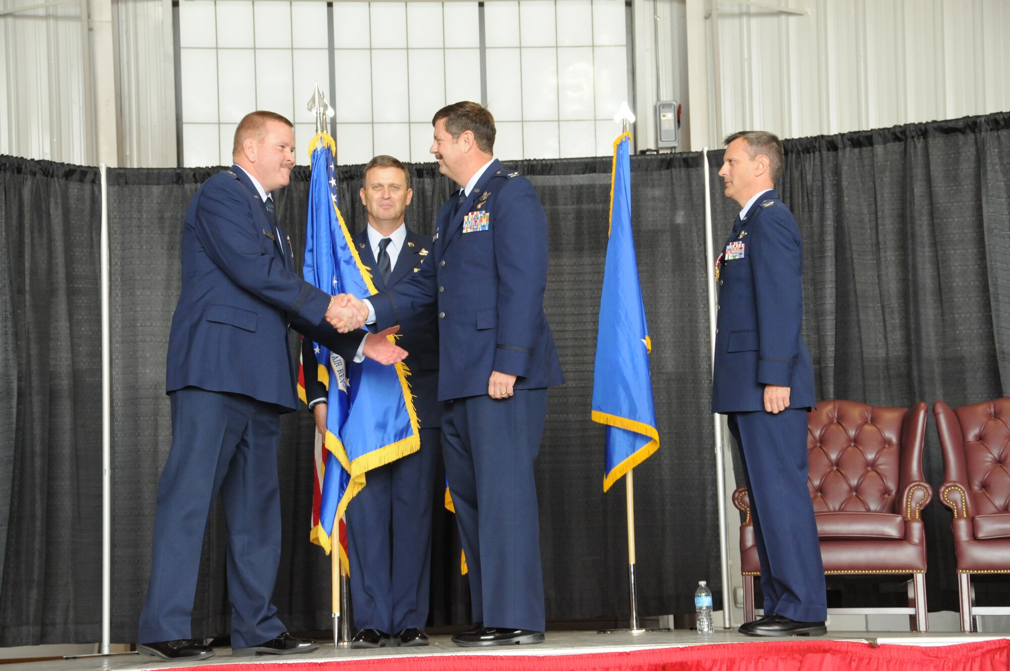 Wing change of command ceremony might mark historic first > 916th Air ...