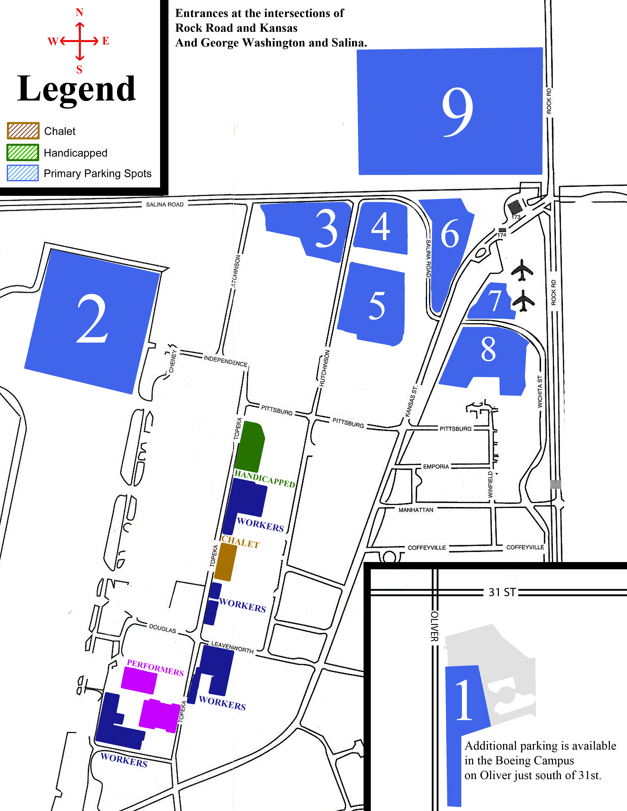 OHAS 2012 Parking Map