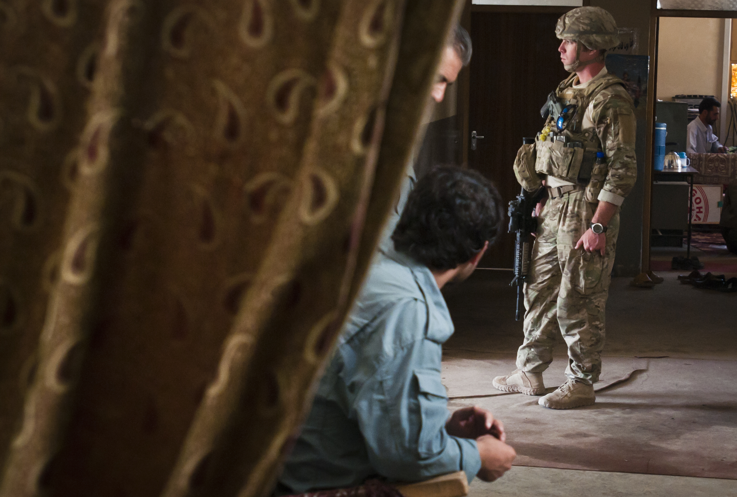 455 ESFS Visits Bagram ANP, Delivers Supplies