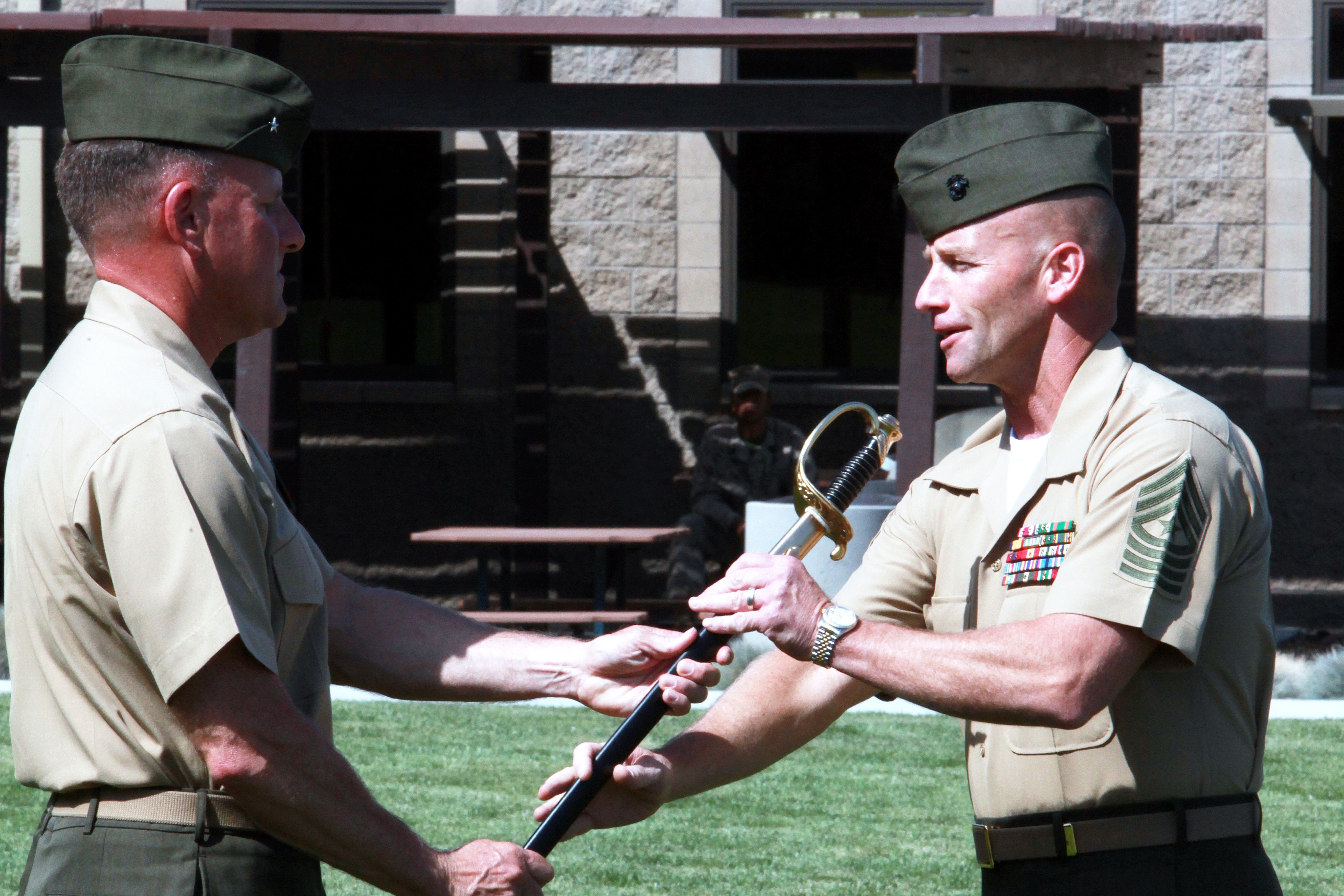 1st MLG receives new sergeant major > 1st Marine Logistics Group > News ...