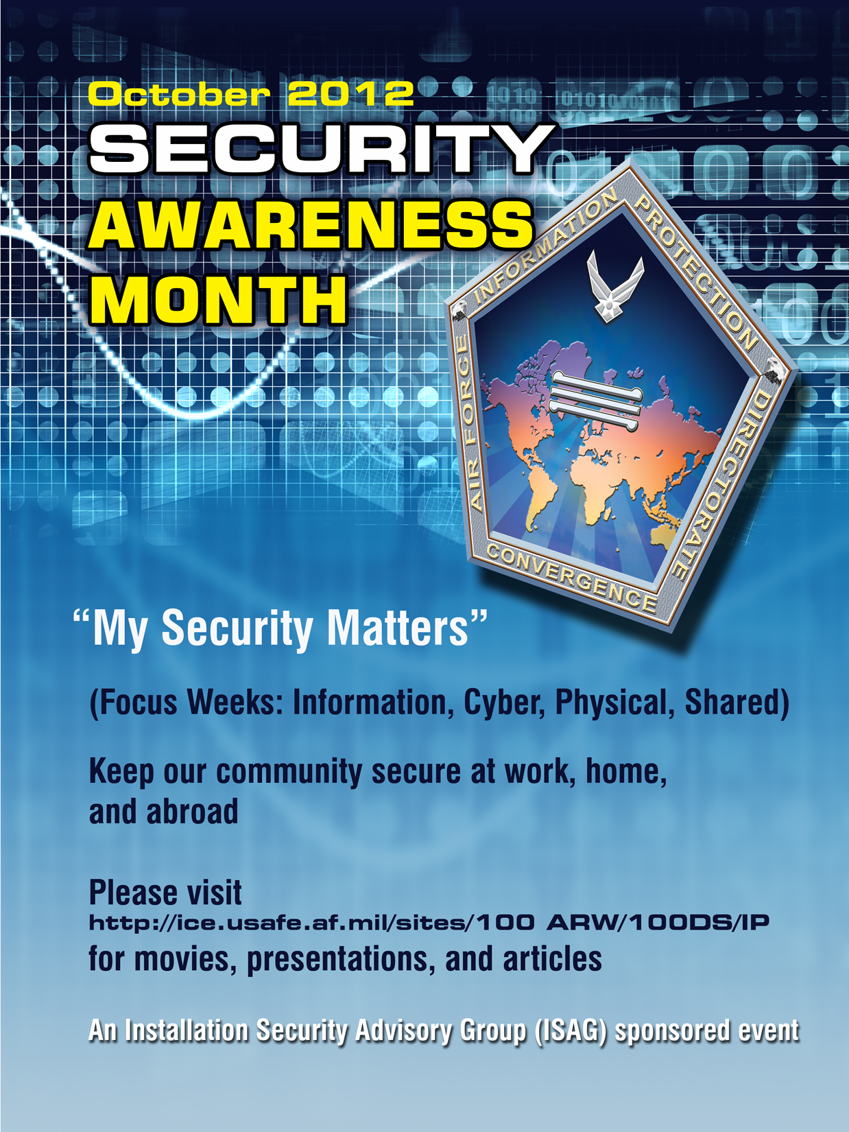 Security Awareness Month Poster 2012