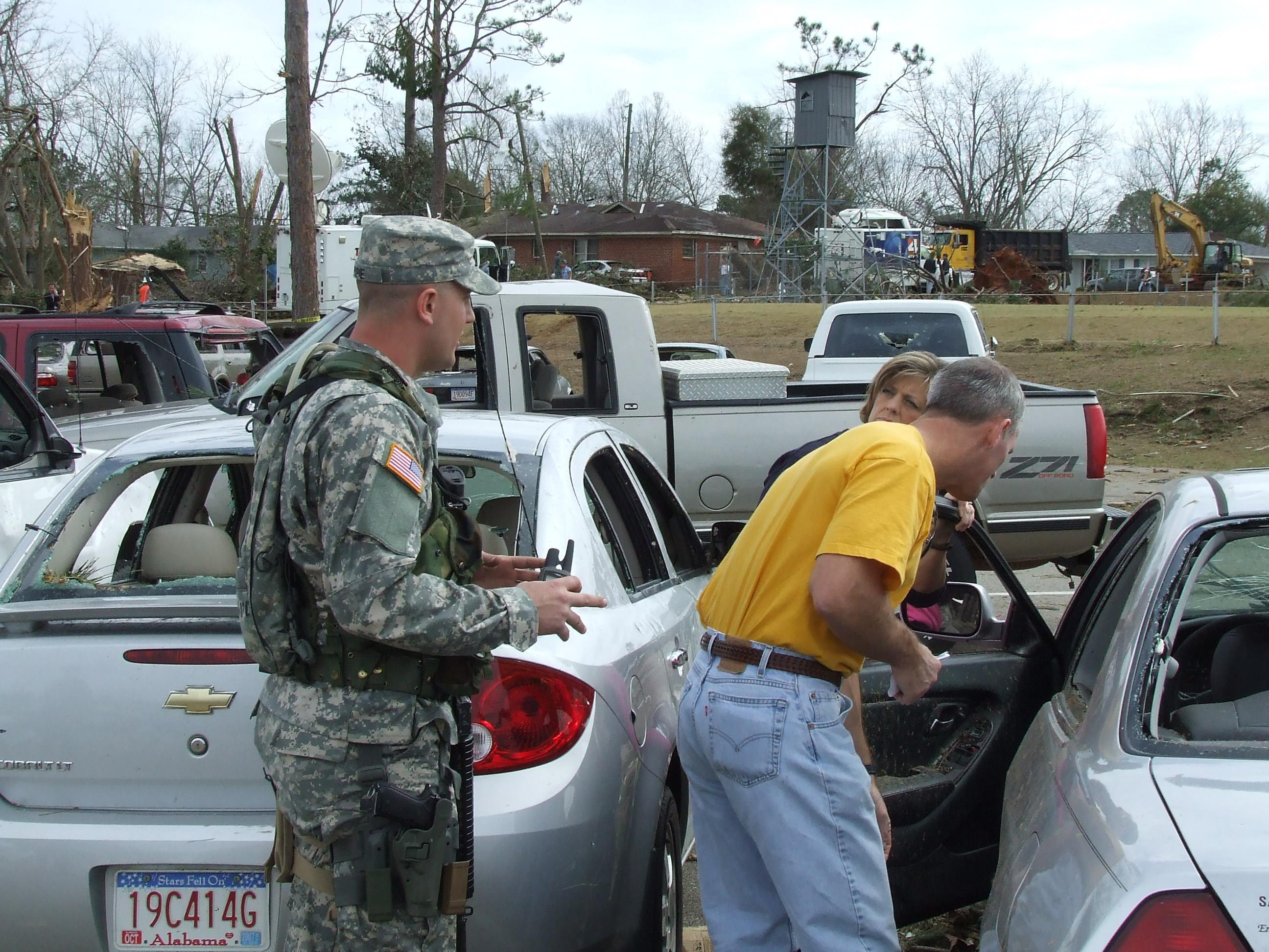 Alabama Guard responds to aftermath of devastating Enterprise tornado ...