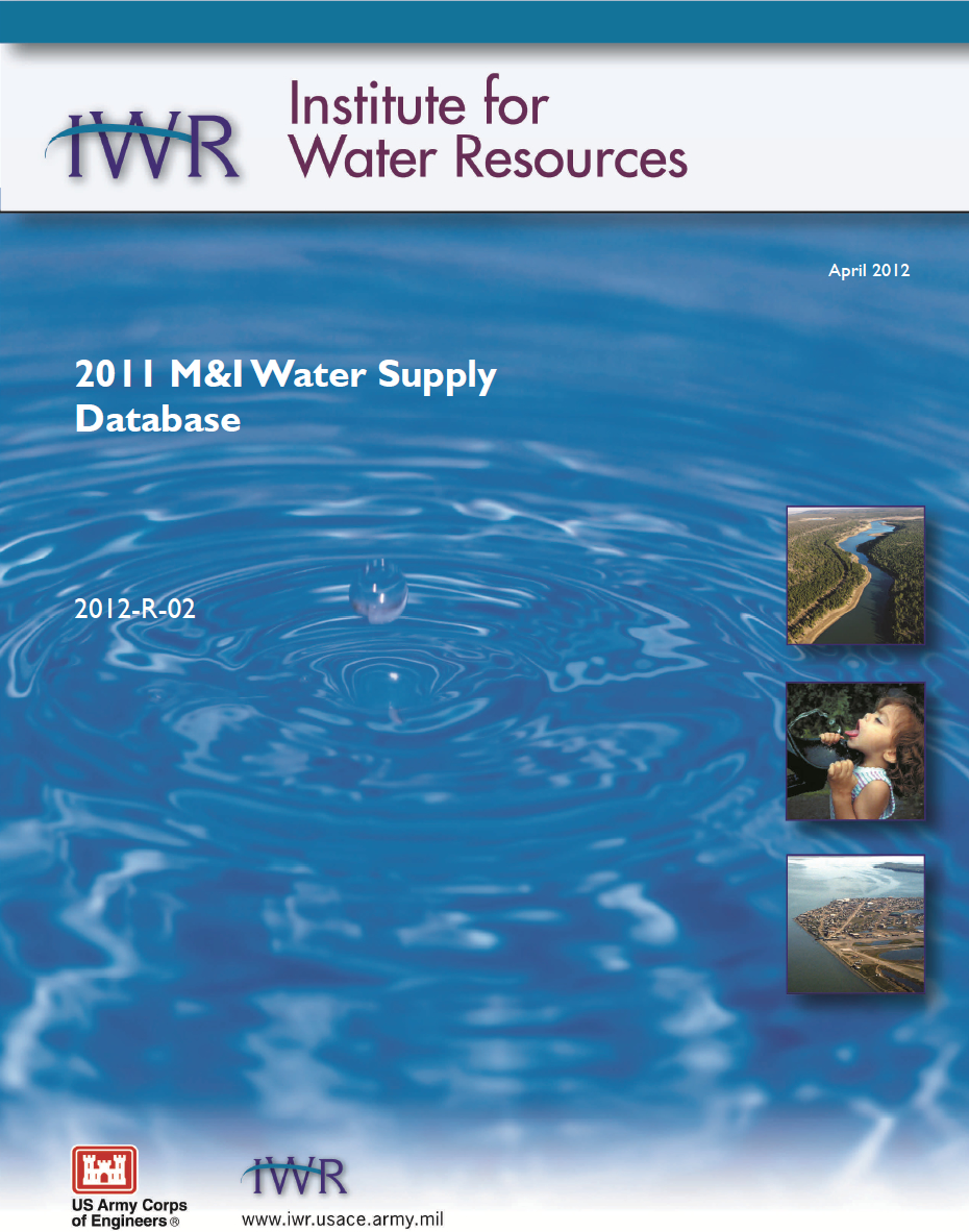 2011 M&I Water Supply Database Available > Institute for Water ...