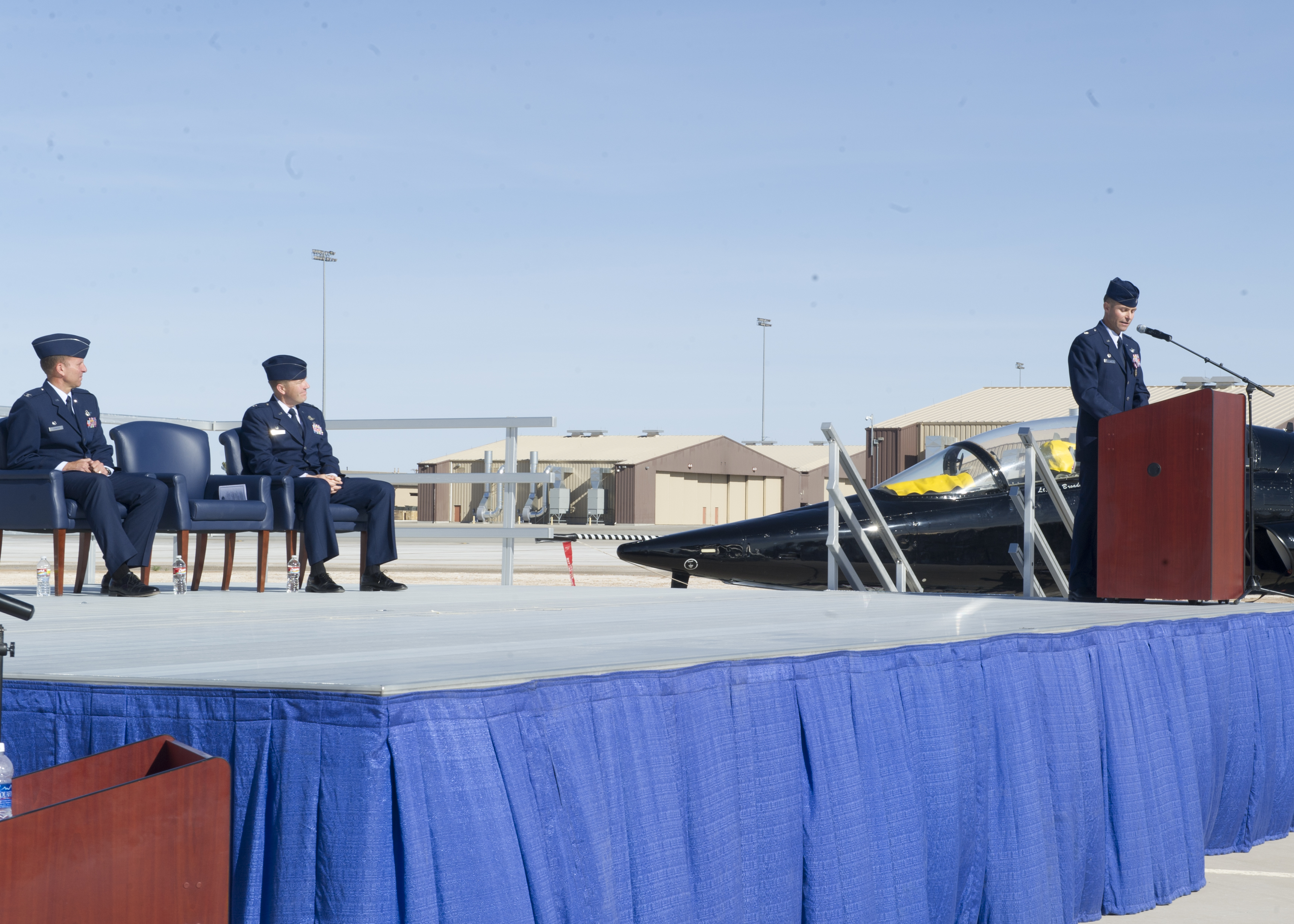 7th Fighter Squadron change of command
