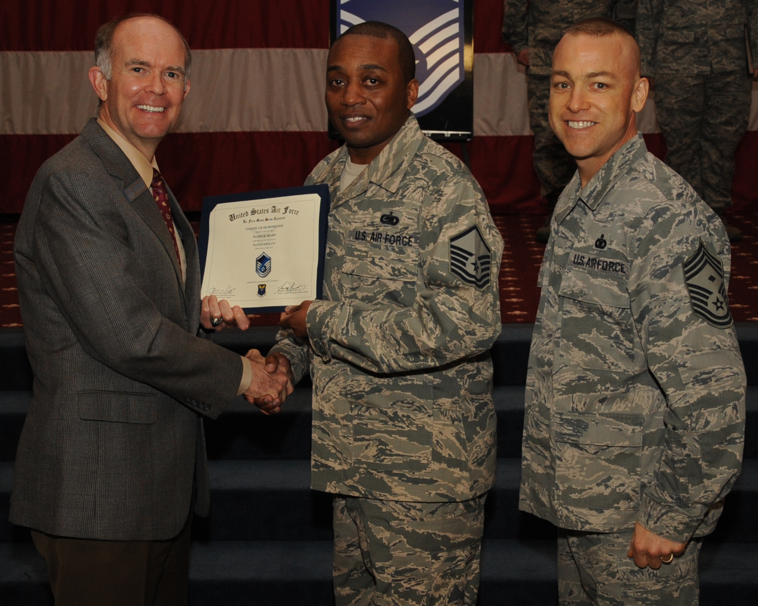 April Wing Promotion Ceremony