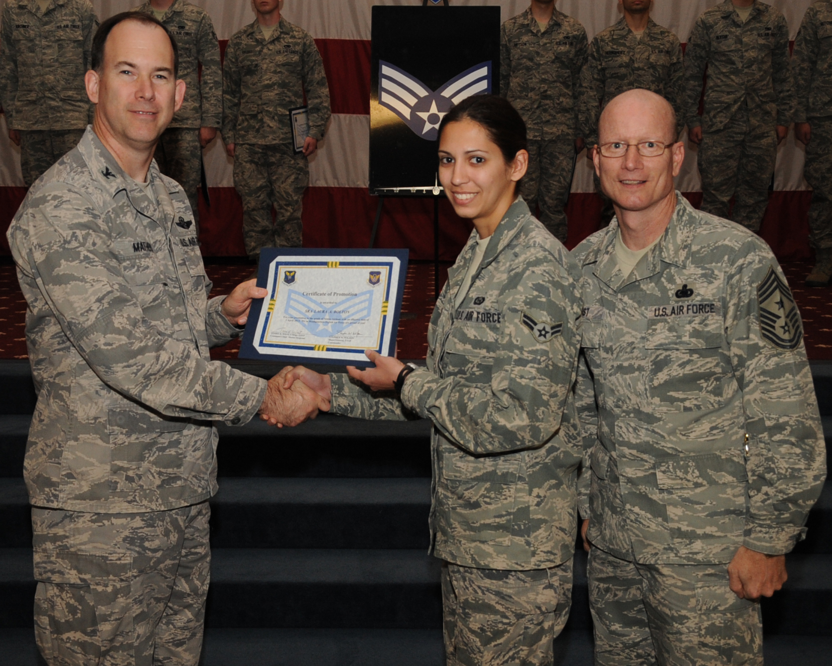April Wing Promotion Ceremony