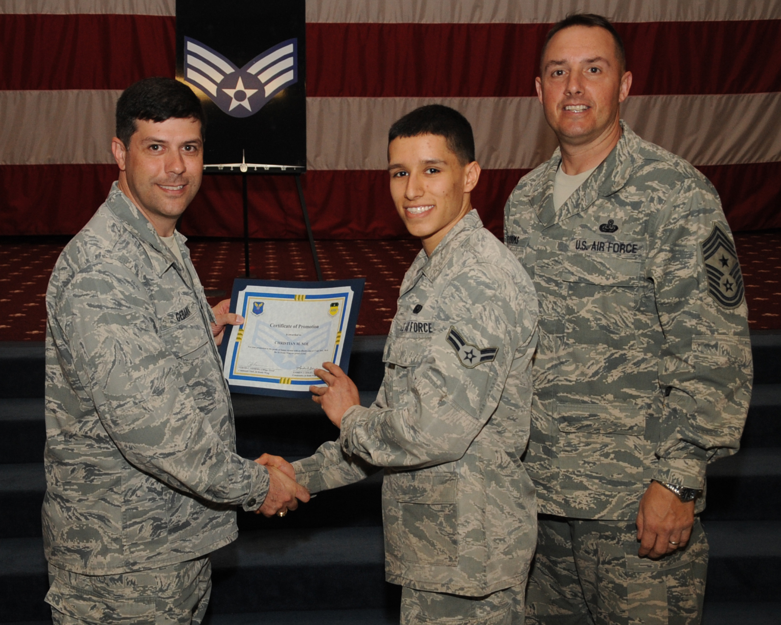 April Wing Promotion Ceremony