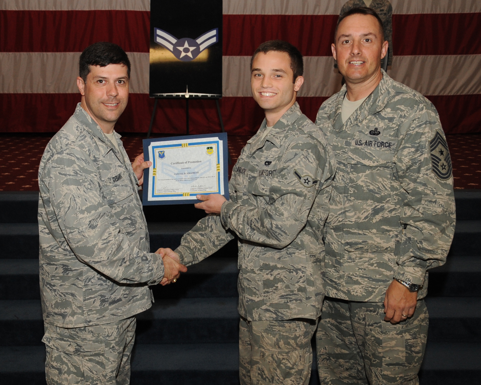 April Wing Promotion Ceremony