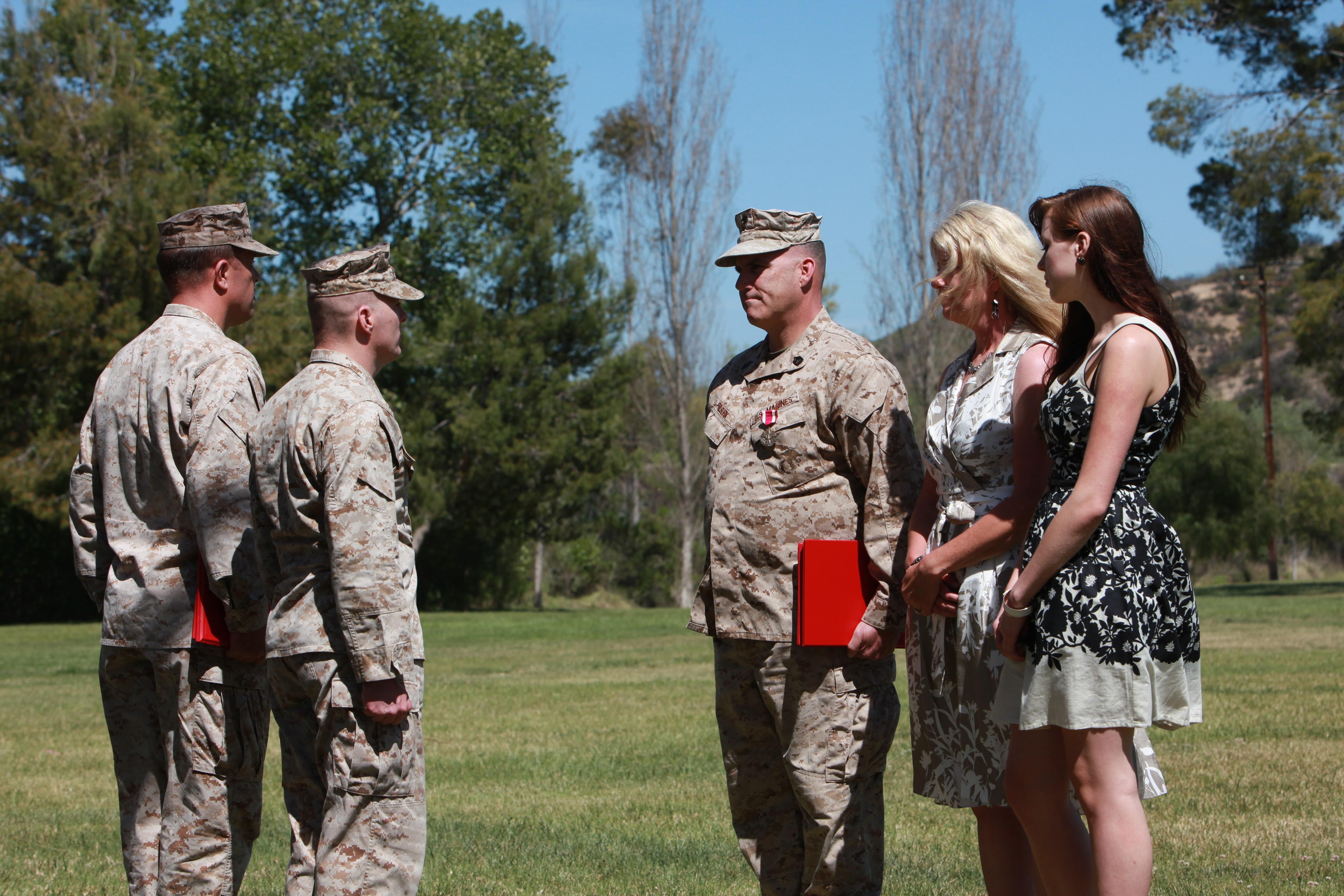 1st Marine Logistics Group retirement ceremony