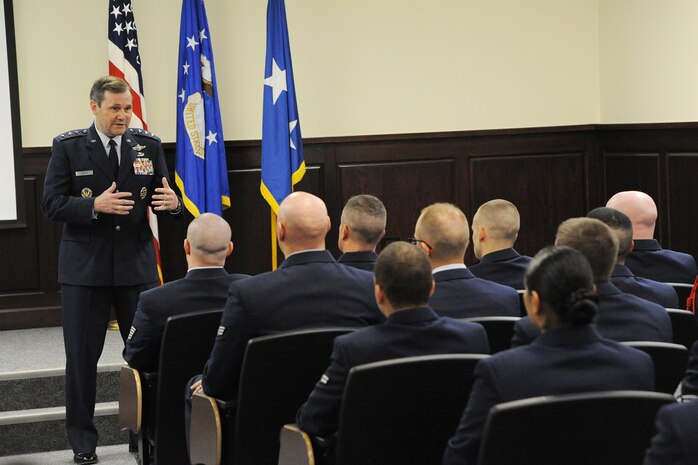Lt. Gen. Owens speaks at Basic Sensor Operator Course Graduation