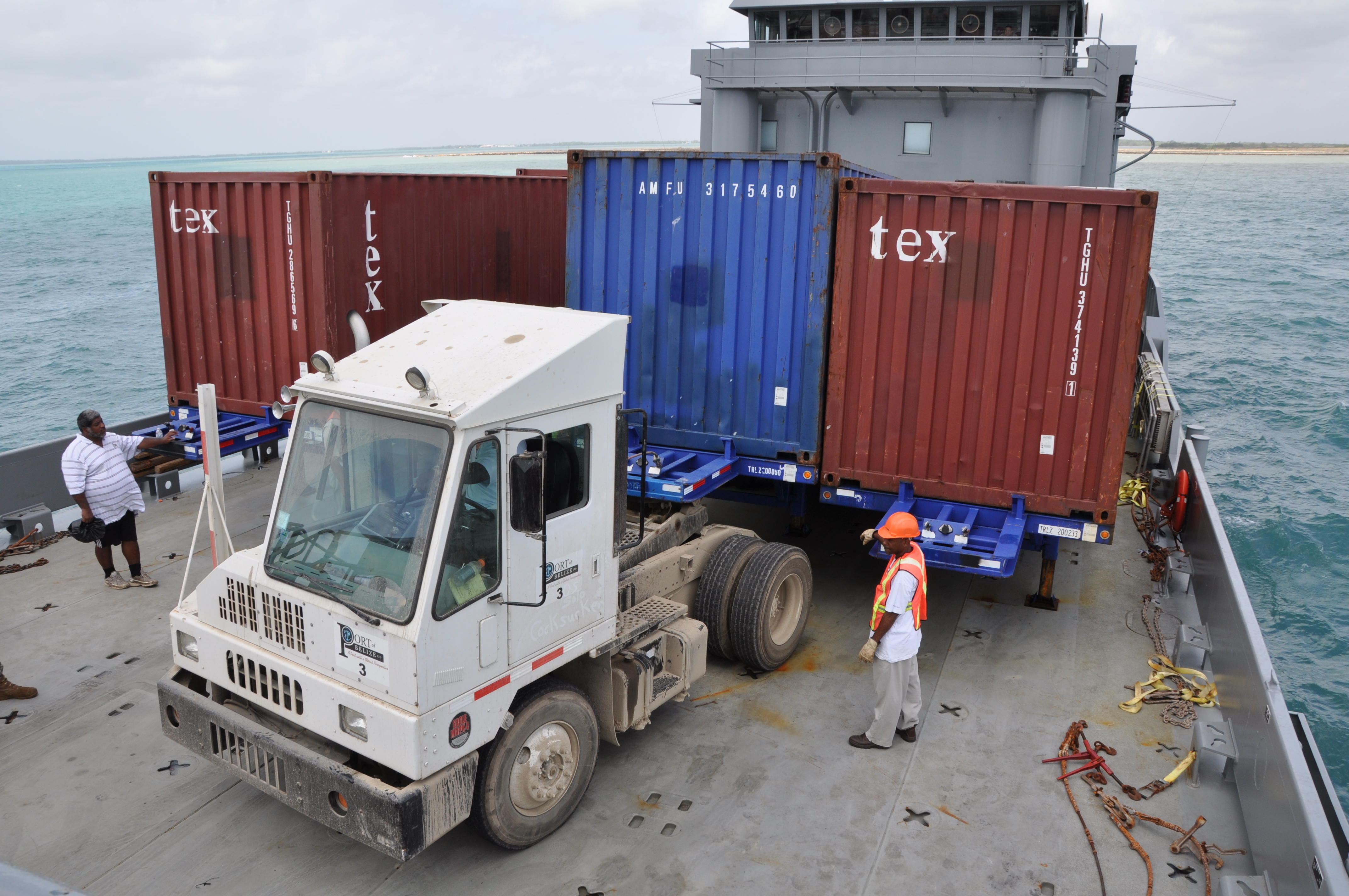 New Horizons' supplies arrive at Belize port > Air Combat Command ...