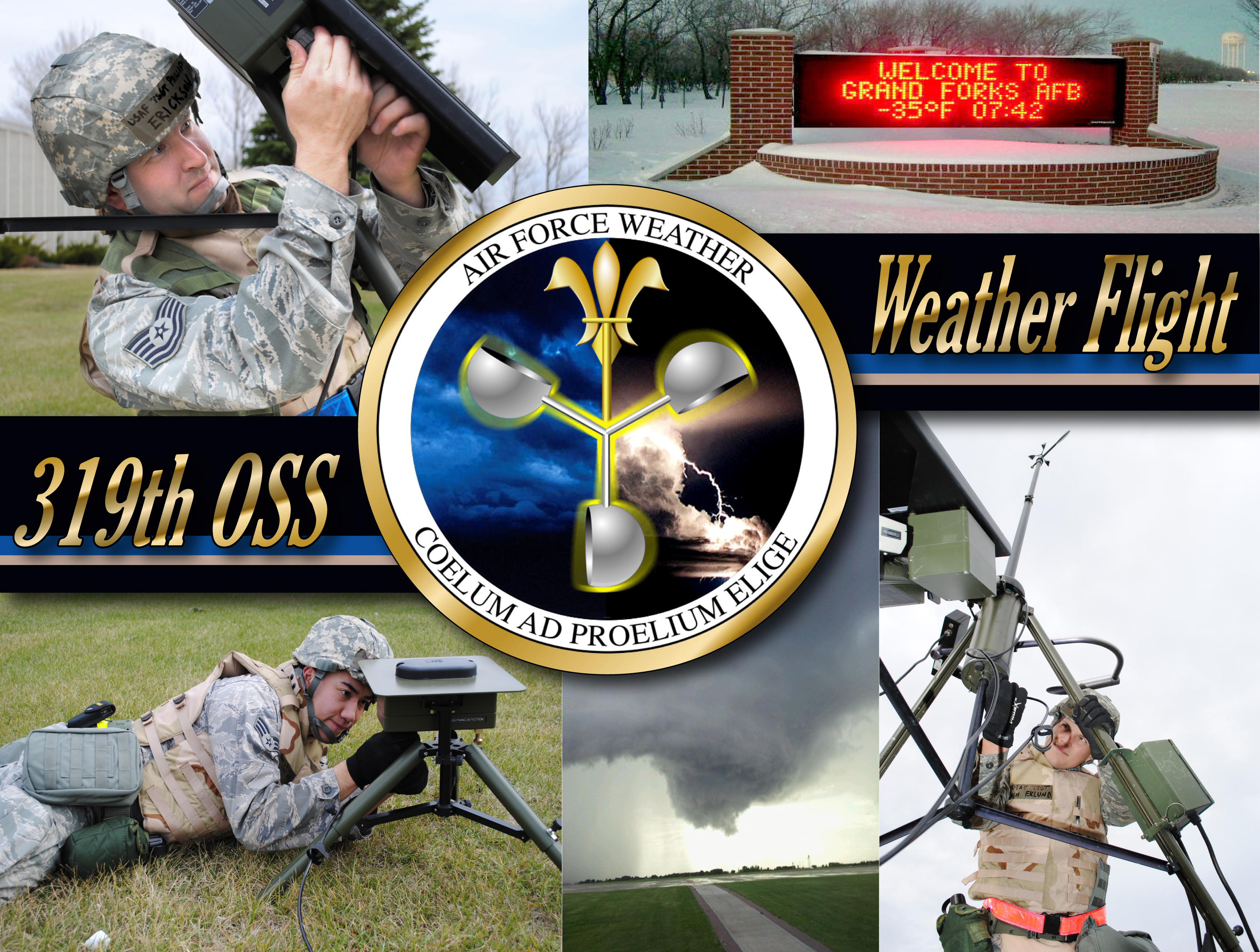 319th OSS Weather Flight collage