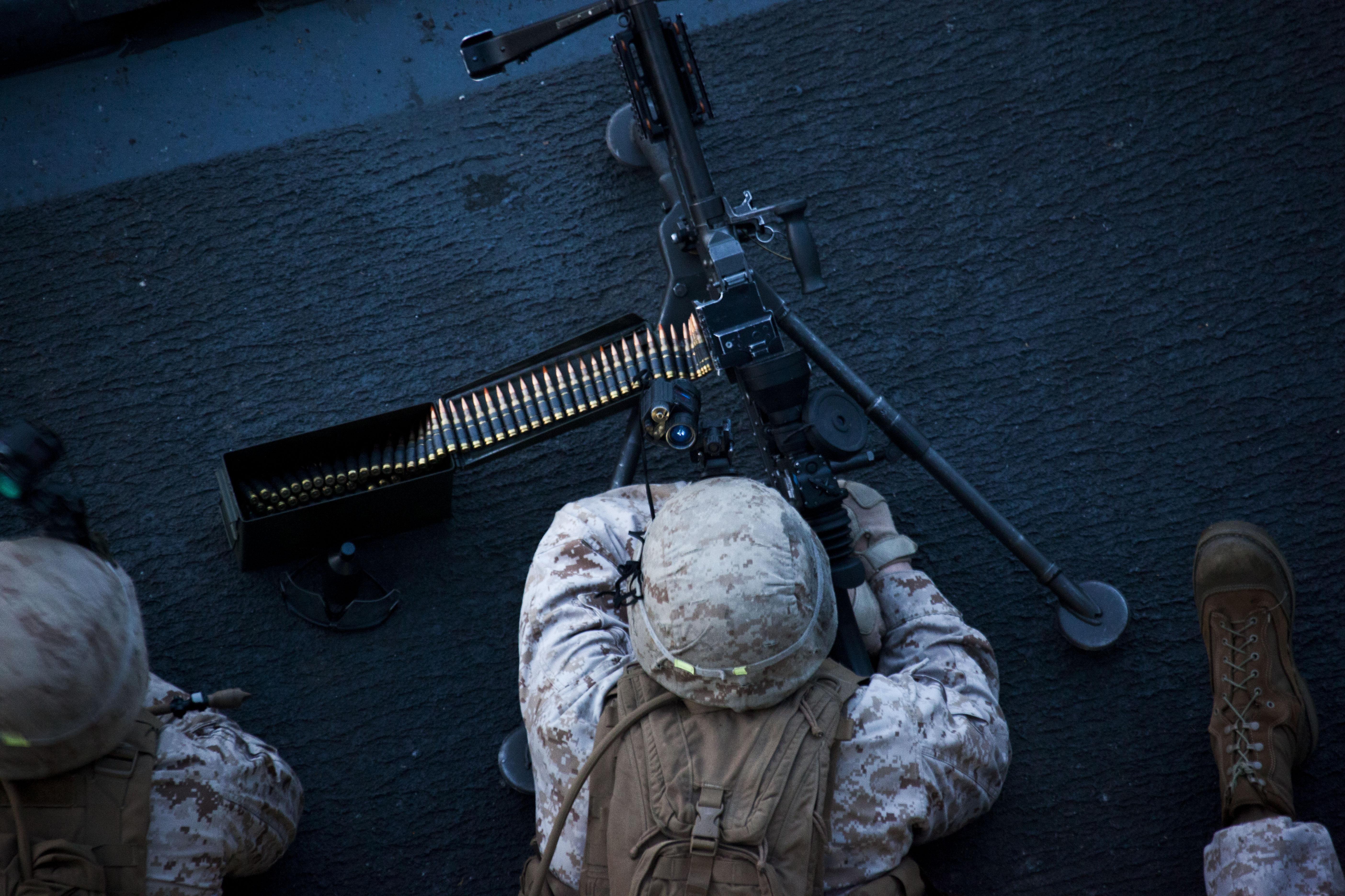Marines assigned to Company K, Battalion Landing Team 3/2, 26th Marine ...