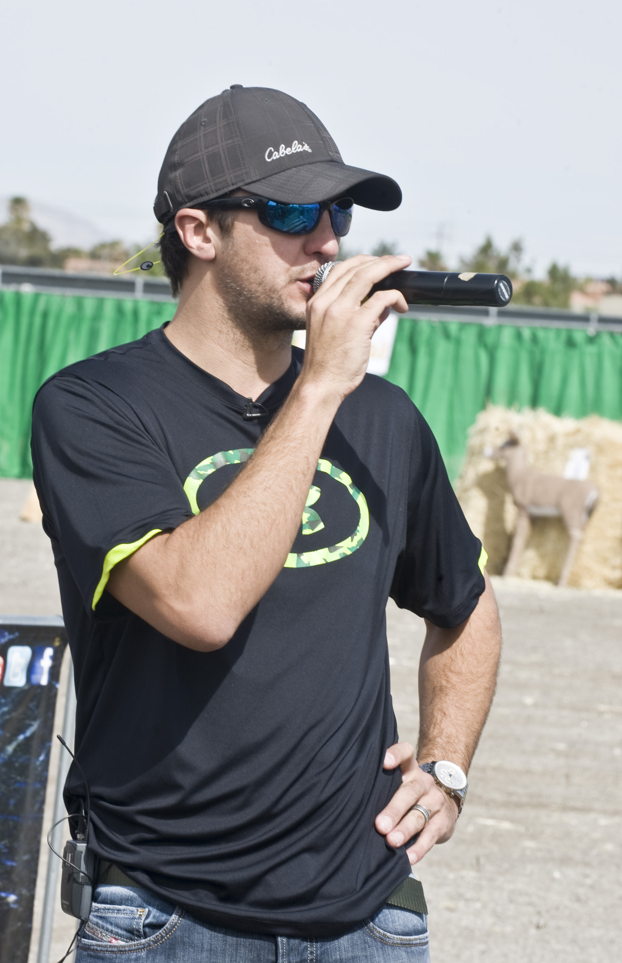 Luke Bryan Shooting A Bow
