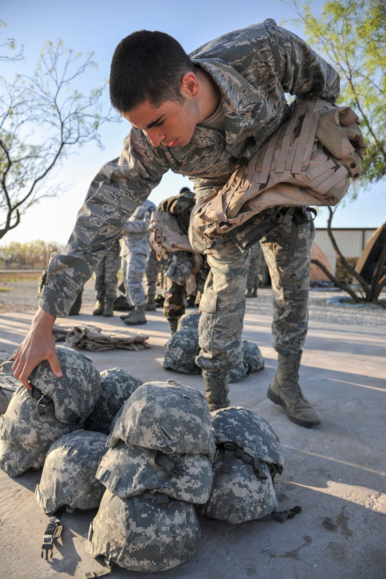 Training day for Angelo State University ROTC Cadets > Goodfellow Air ...