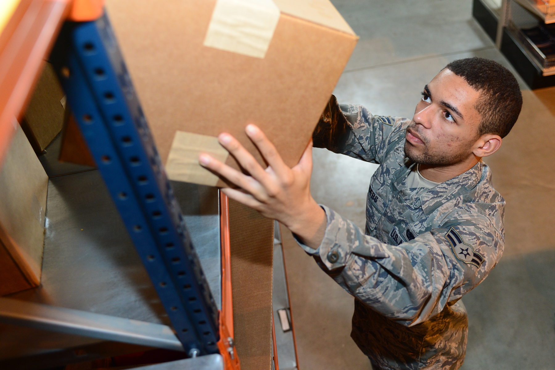 Materiel management journeyman displays "Service Before Self" > Royal ...