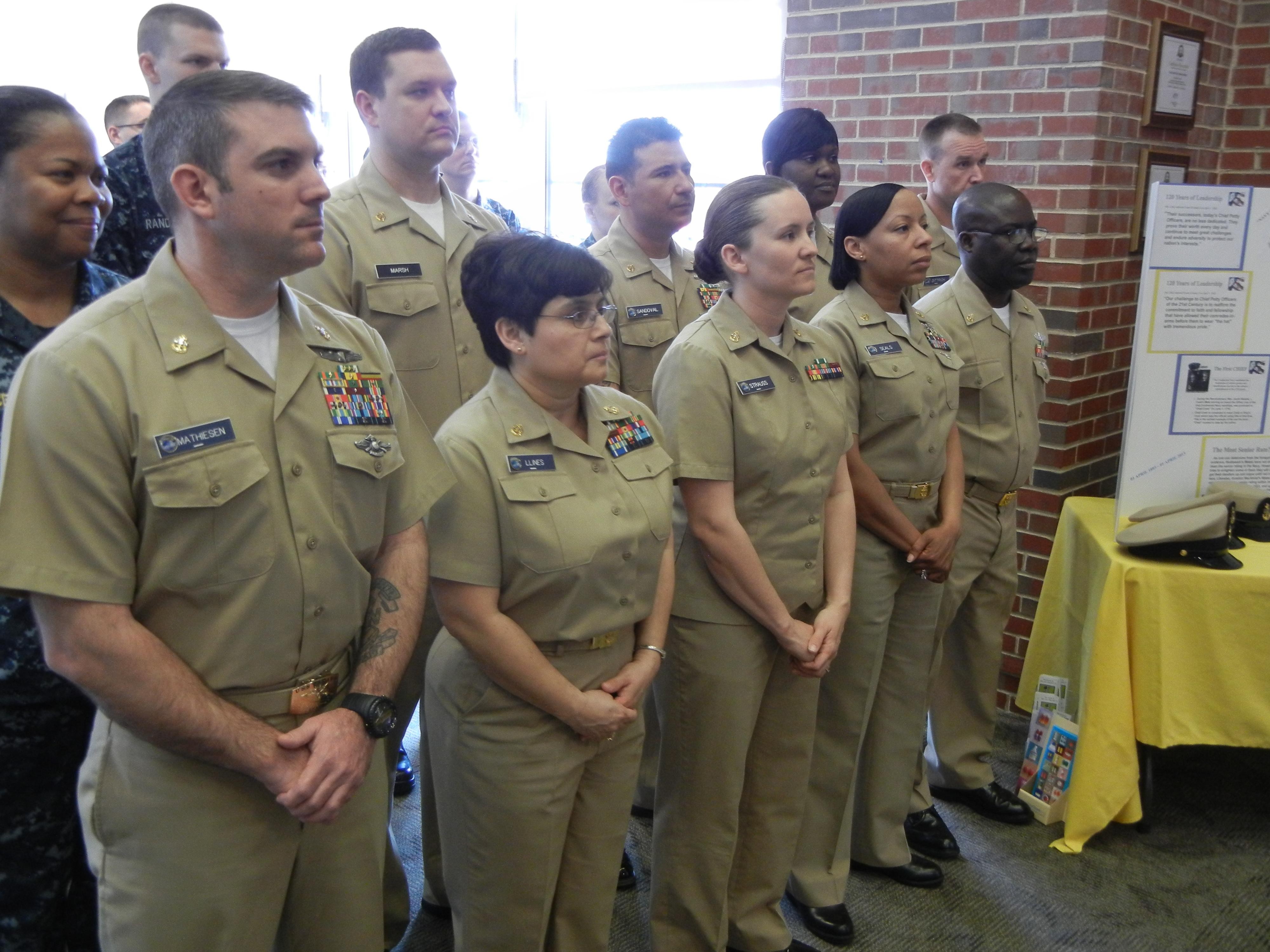Clinic celebrates 120 years of Navy chief petty officers > United ...