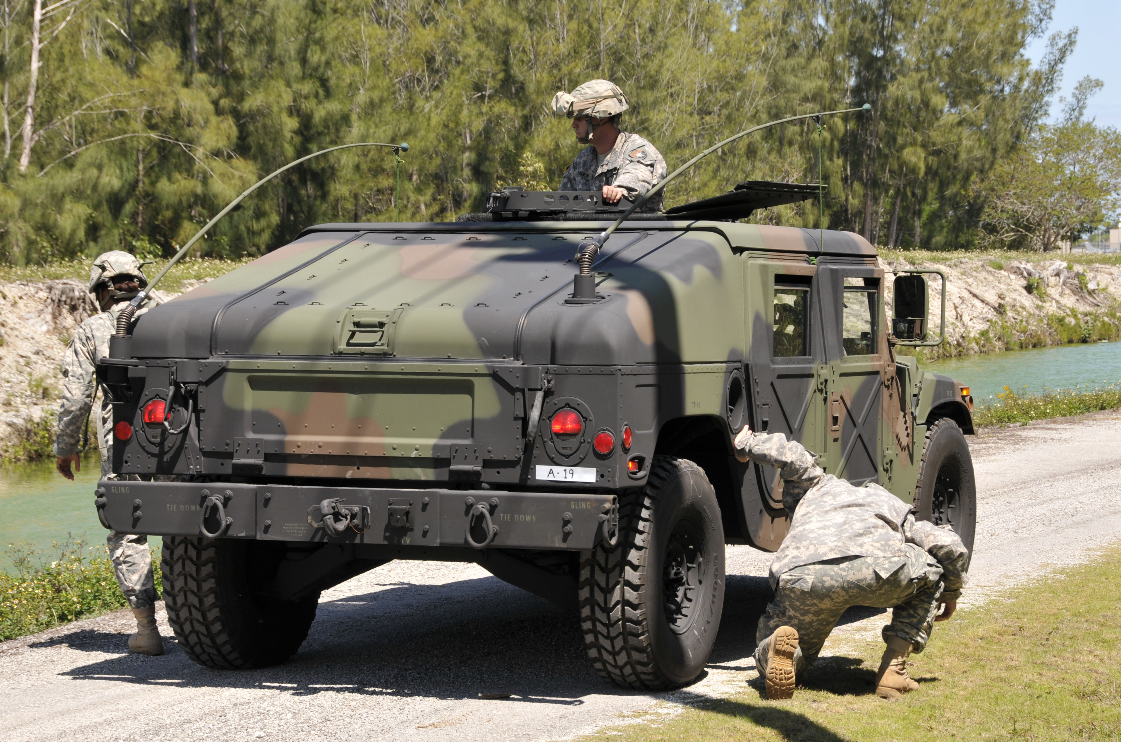 Army convoy rolls into Homestead's bivouac site > Homestead Air Reserve ...