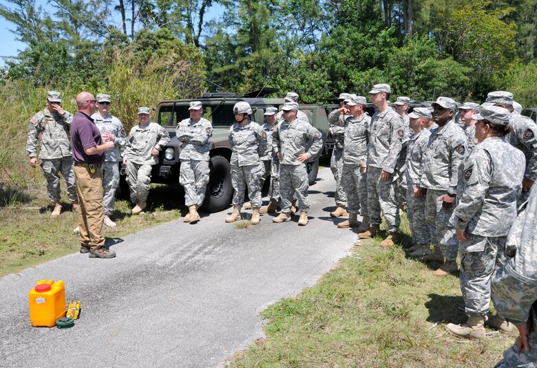 Army convoy rolls into Homestead's bivouac site > Homestead Air Reserve ...
