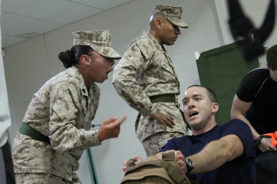 Marine officer candidates get a glimpse of OCS