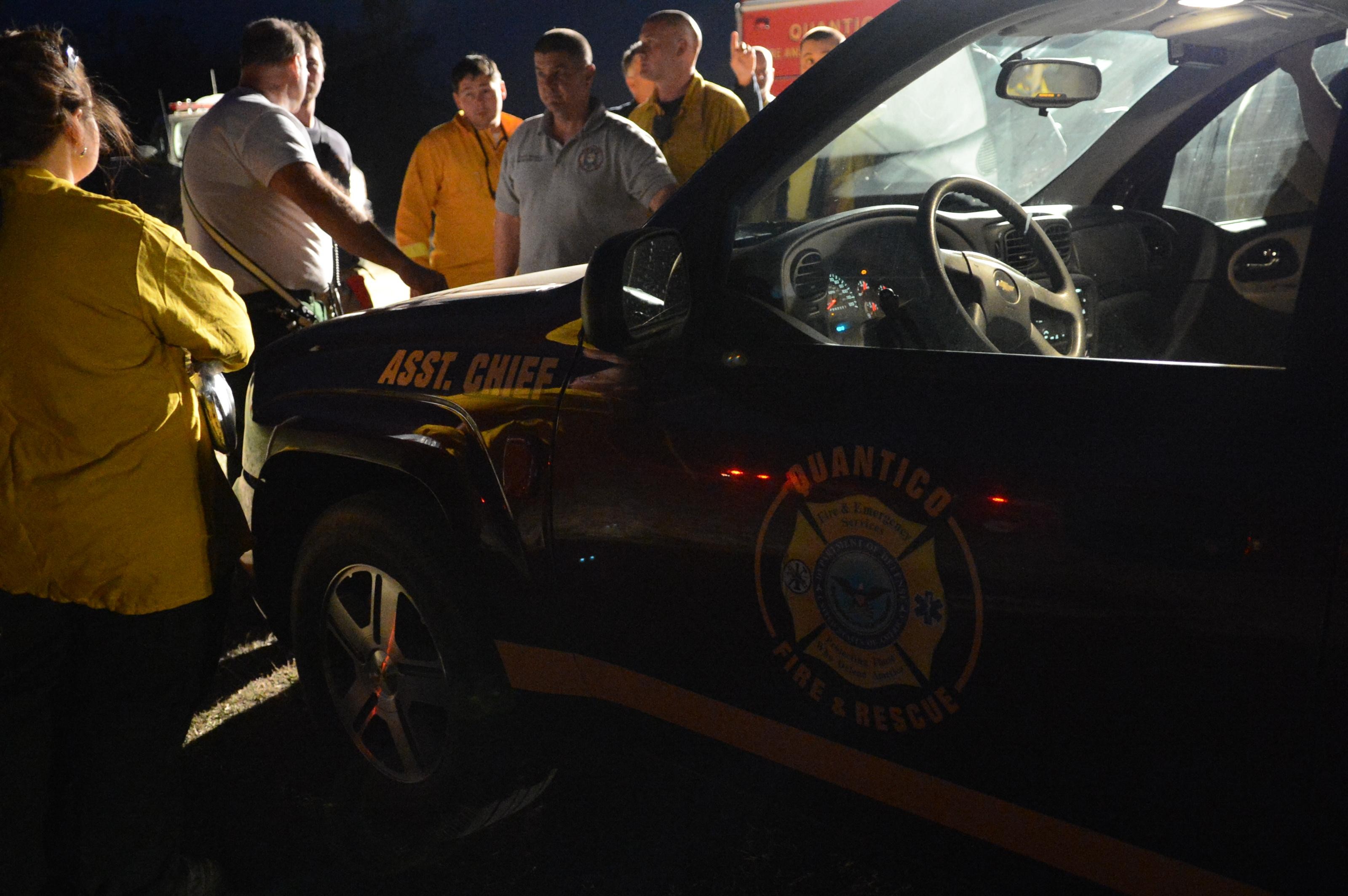 Base firefighting officials: largest fire in 25 years