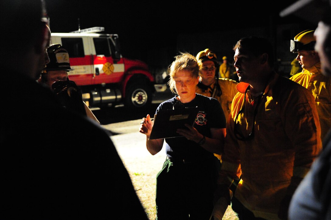 Base firefighting officials: largest fire in 25 years