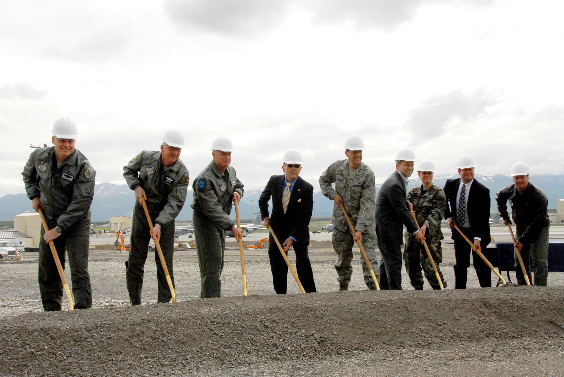 Alaska Air National Guard Holds Groundbreaking Ceremony > National ...