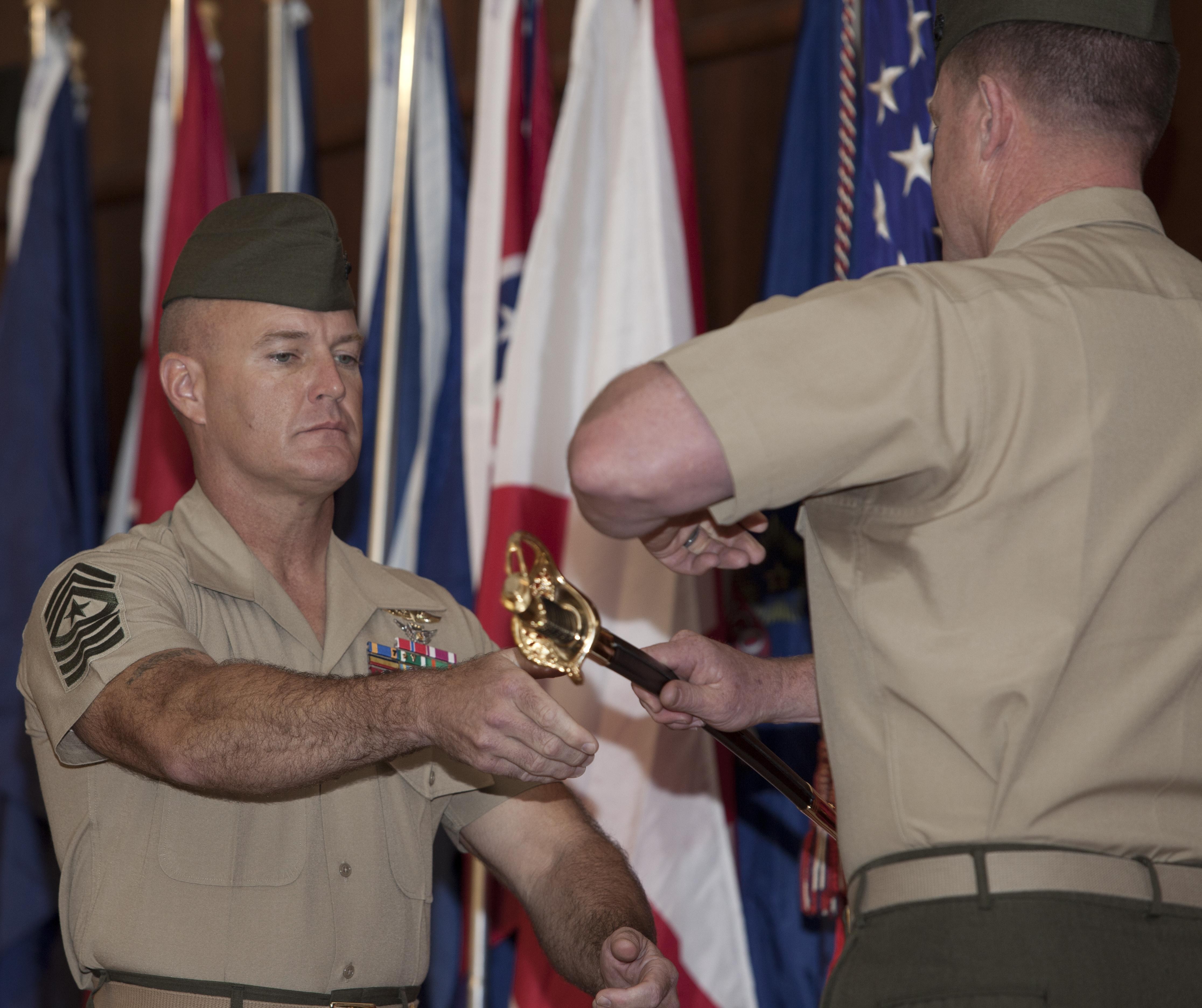 4th Marine Aircraft Wing receives new sergeant major