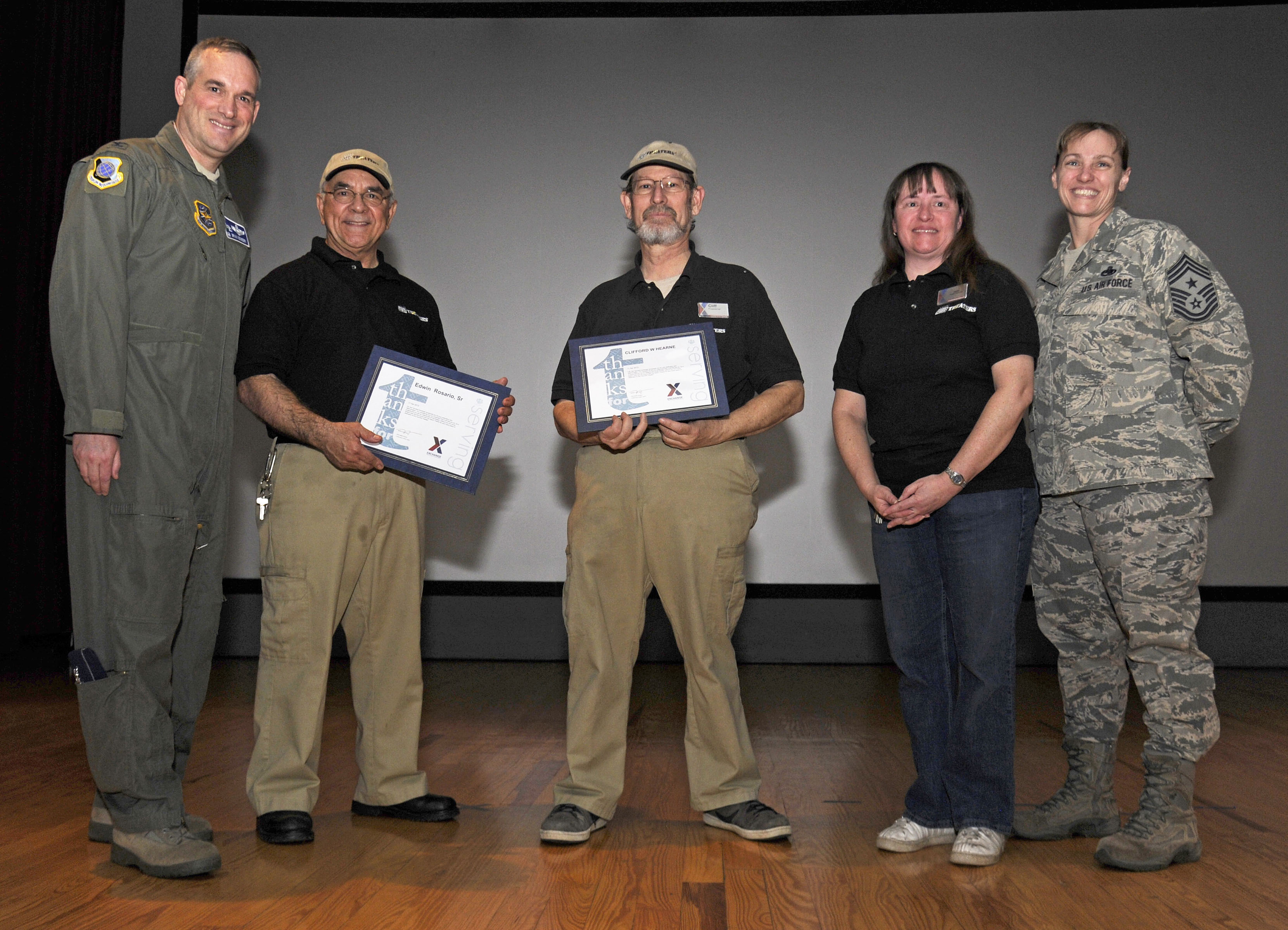 Members of base theater recognized > Fairchild Air Force Base > Article ...