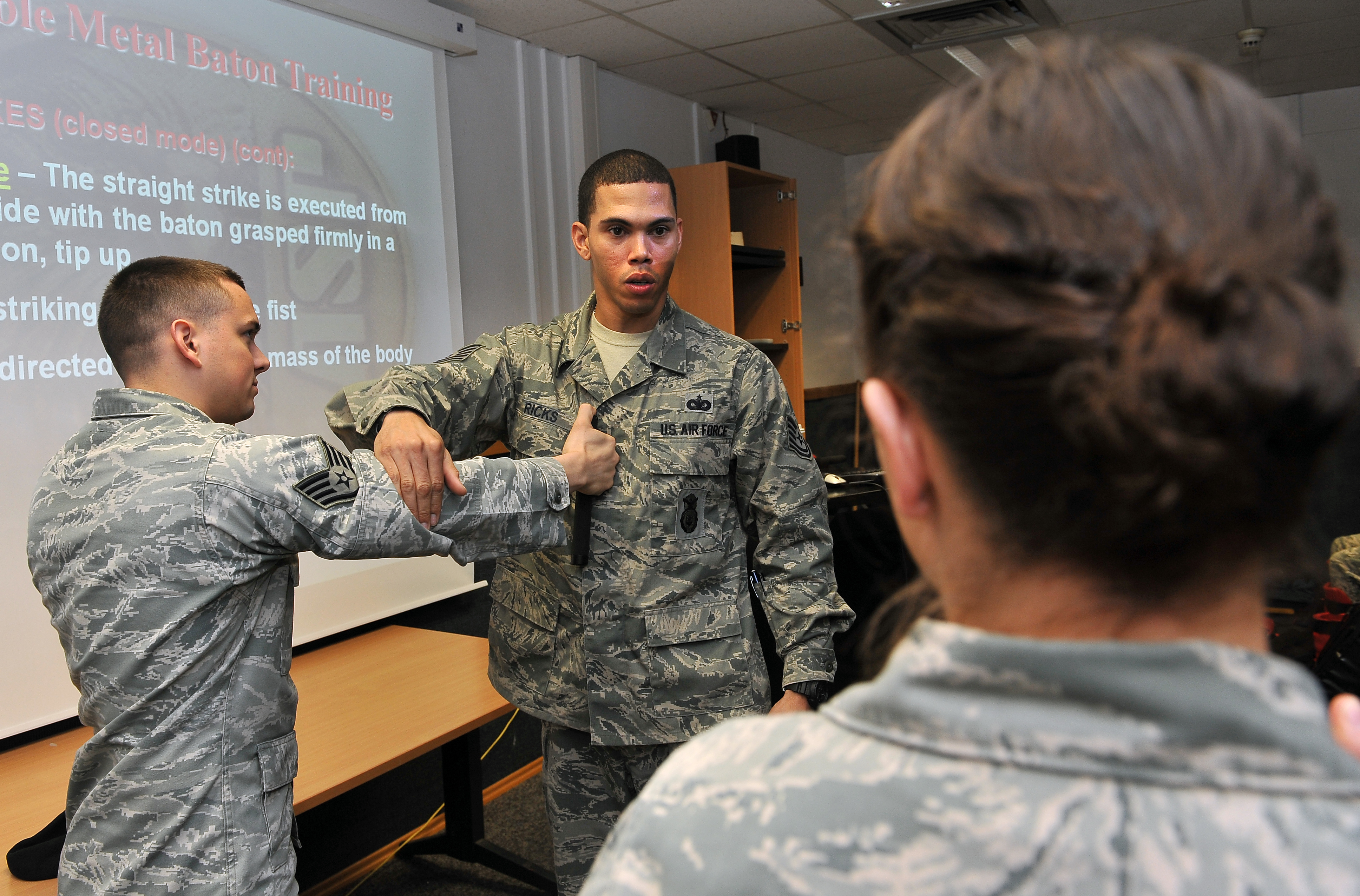 Defenders conduct nonlethal force training > Ramstein Air Base ...