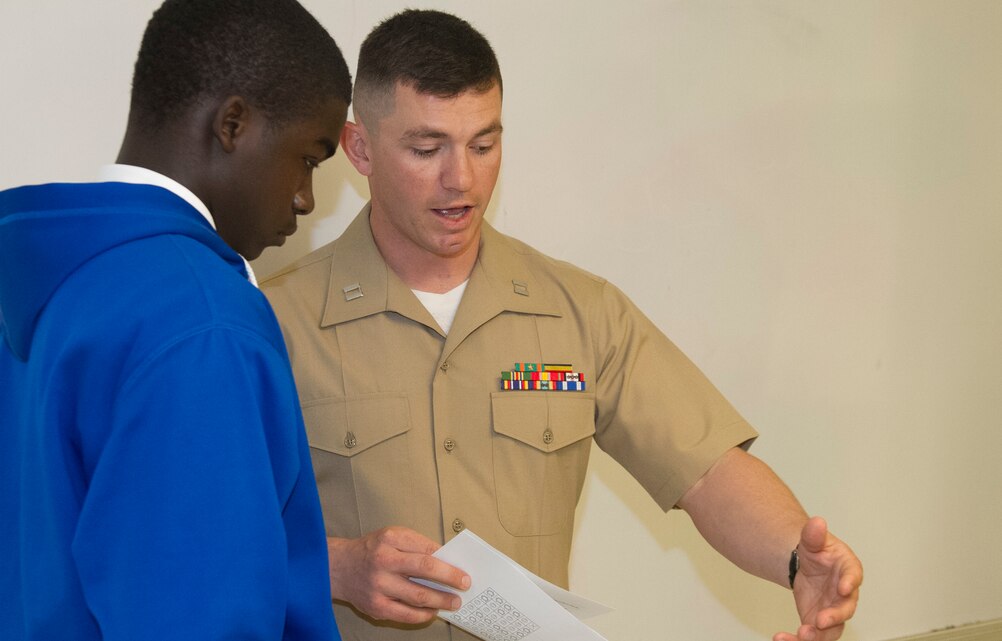 Marine Corps Leadership Seminar Steps Foot in High School for First ...