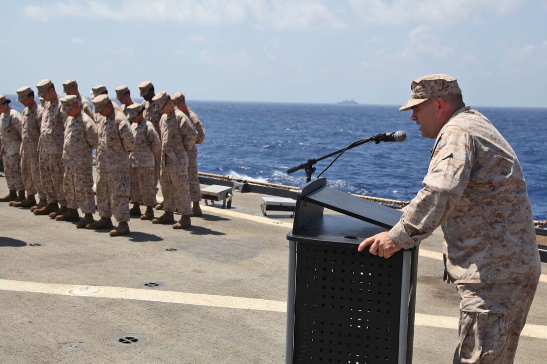 CLB-15 welcomes new sergeant major