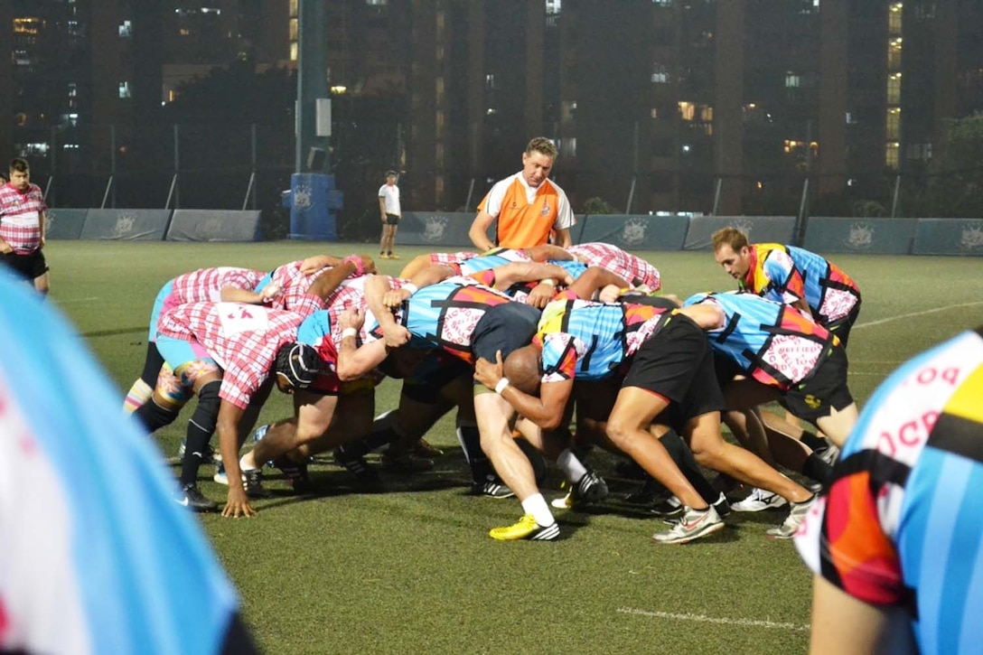 Rugby match in Hong Kong