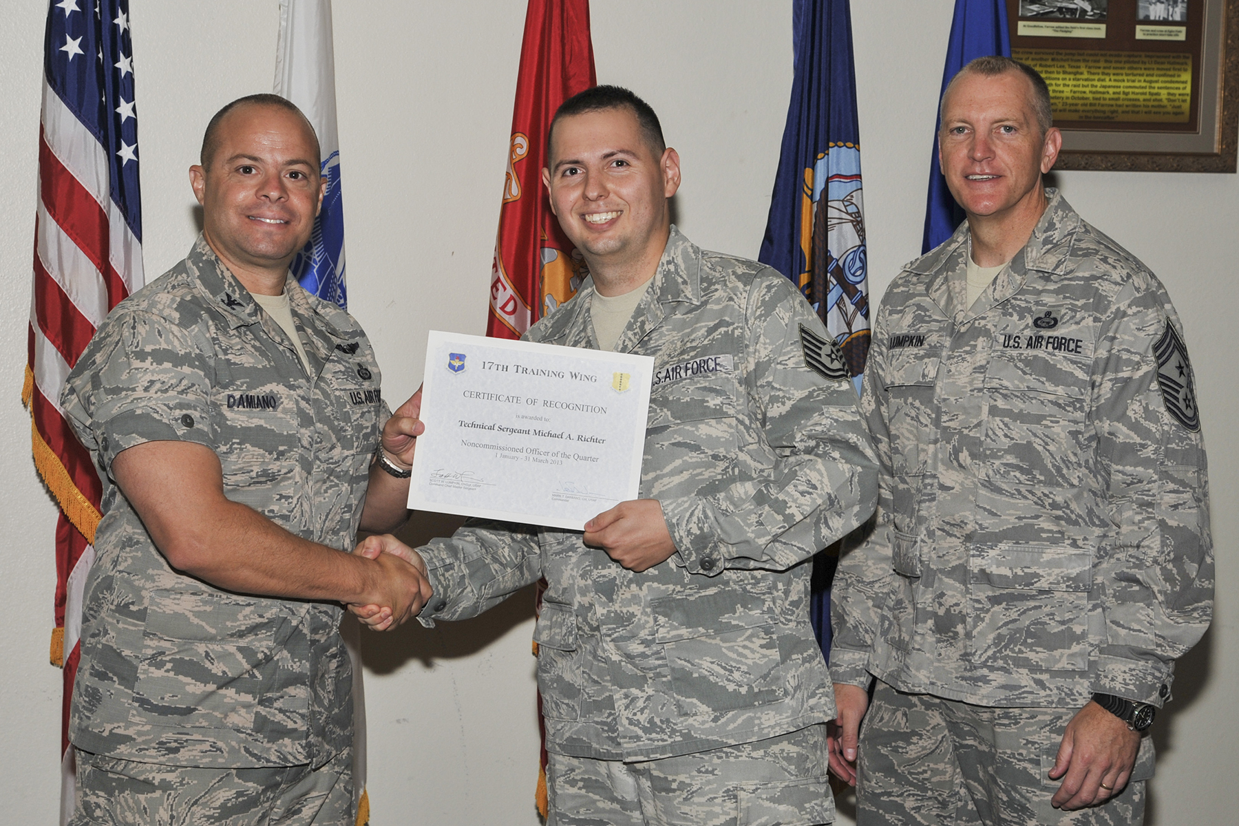 17th Training Wing Quarterly Awards > Goodfellow Air Force Base ...