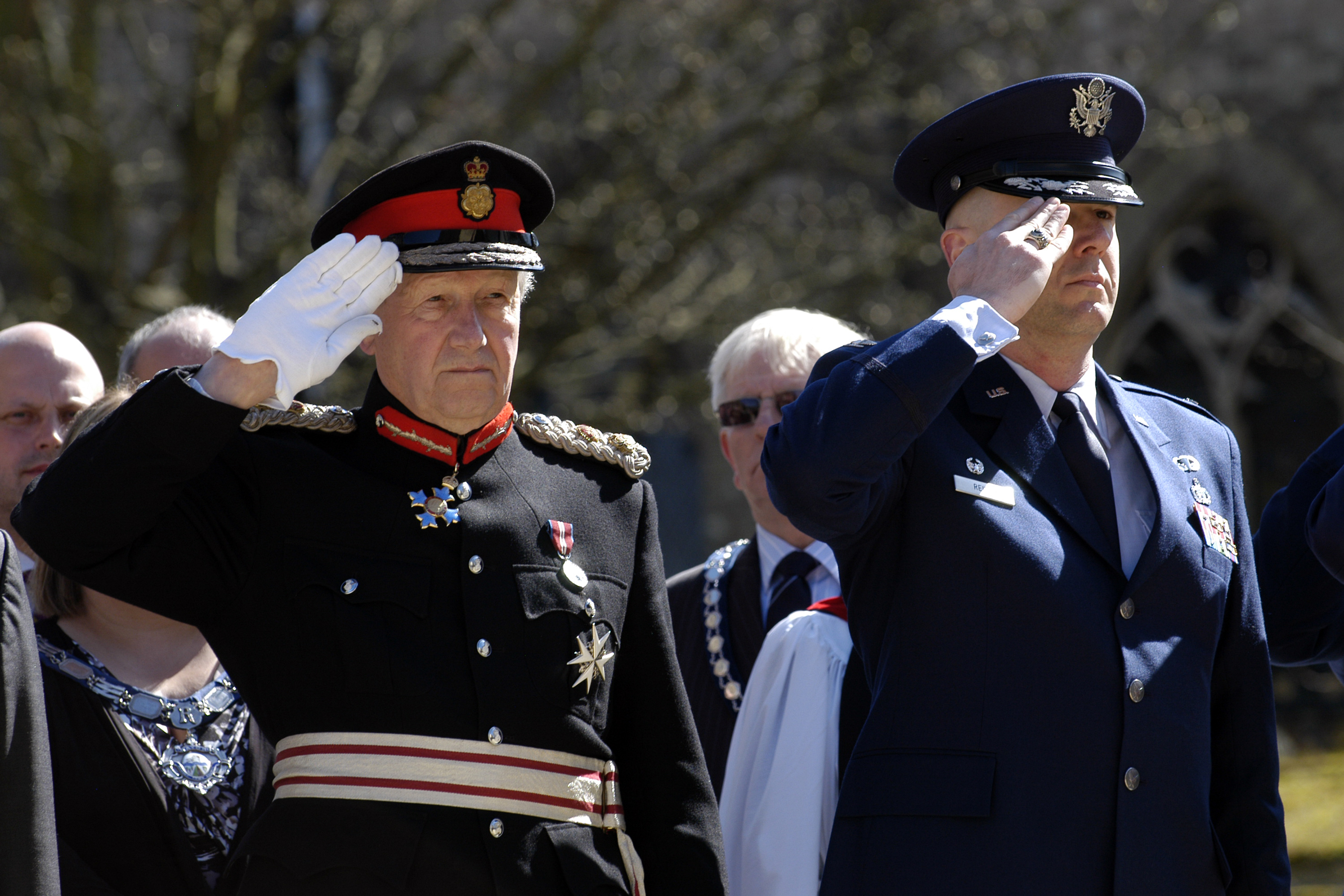 423rd ABG presented with ancient honor allowing them privilege of ...