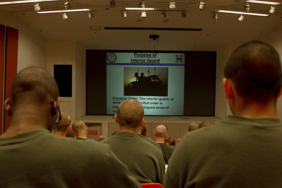 Interior Guard training develops alertness, high levels of readiness ...