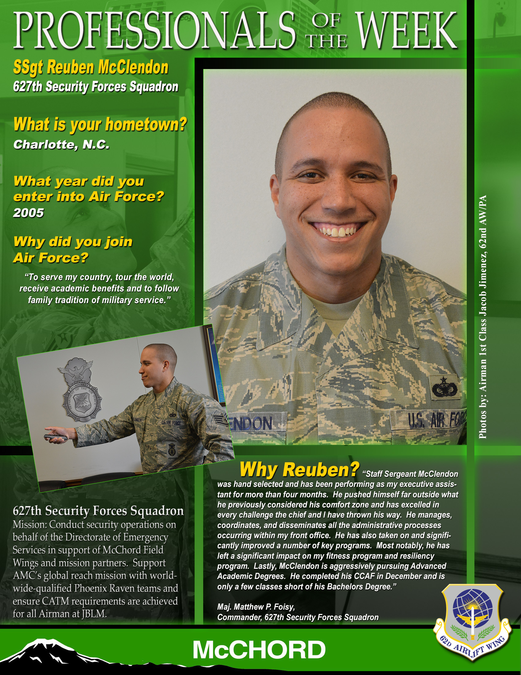 Professional of the week