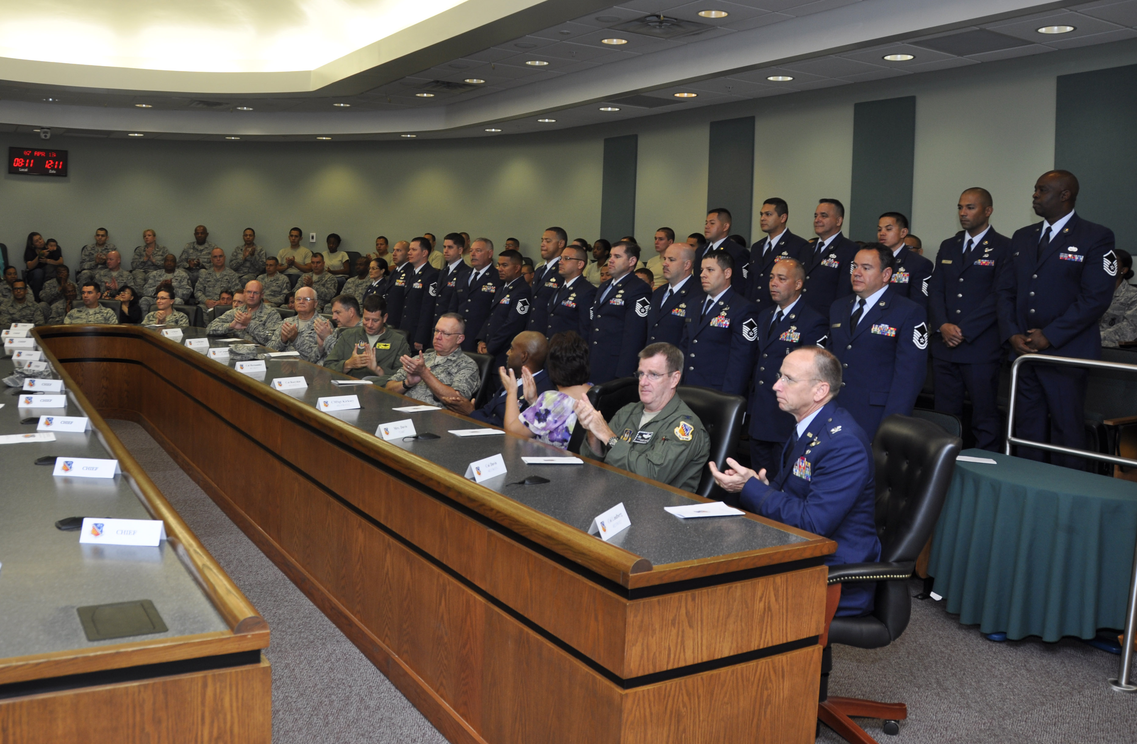 Airmen reach milestone during NCO, SNCO induction ceremony