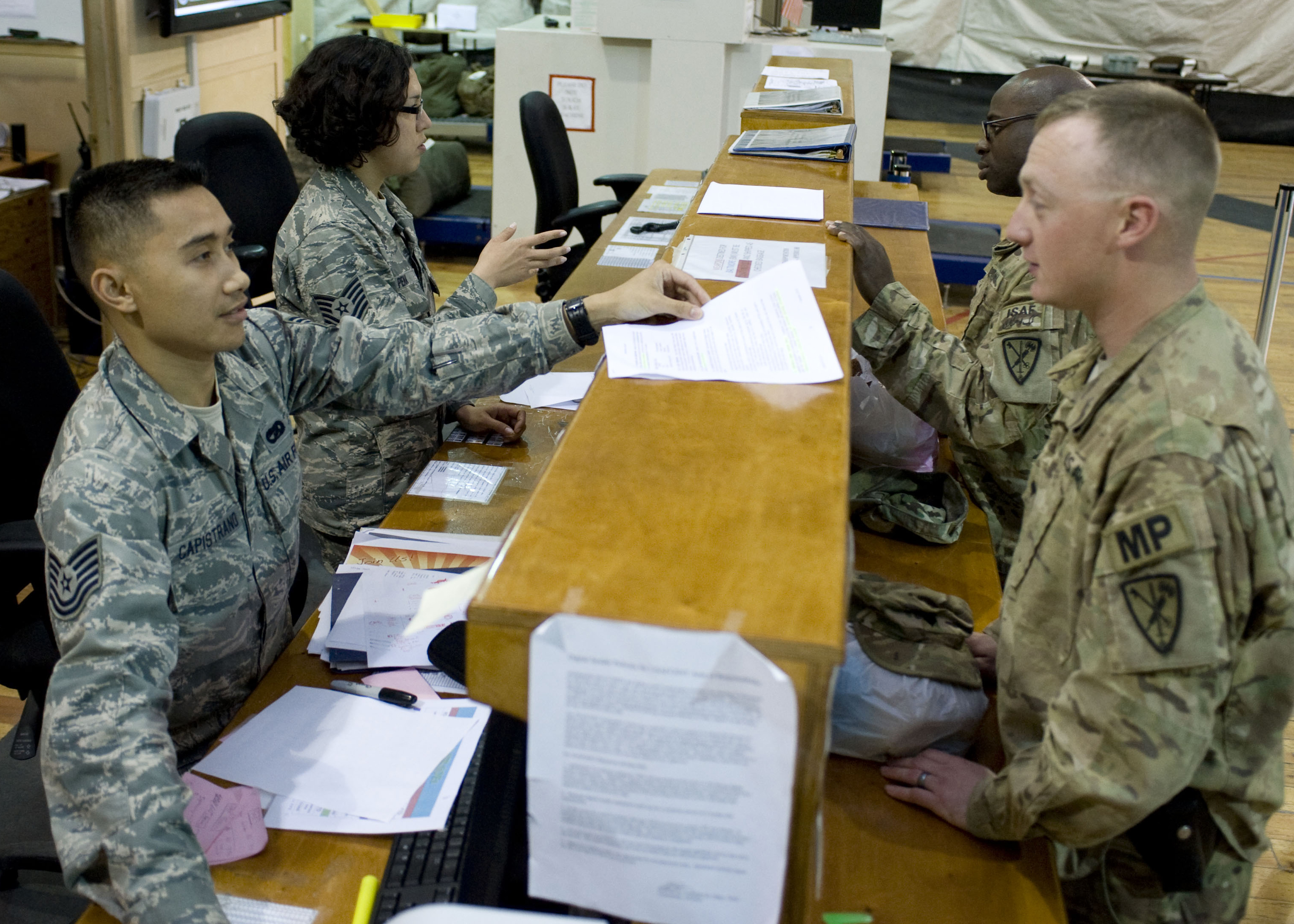 Now boarding: PAX terminal keeps troops moving onward > Air Mobility ...